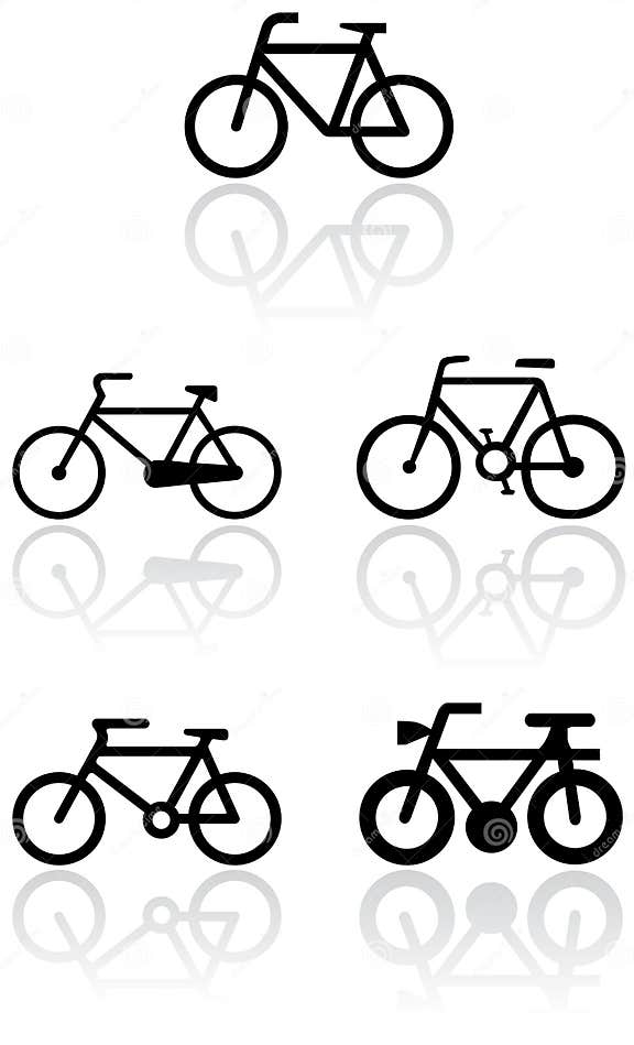 Bike symbol vector set. stock vector. Illustration of bicycle - 16913830