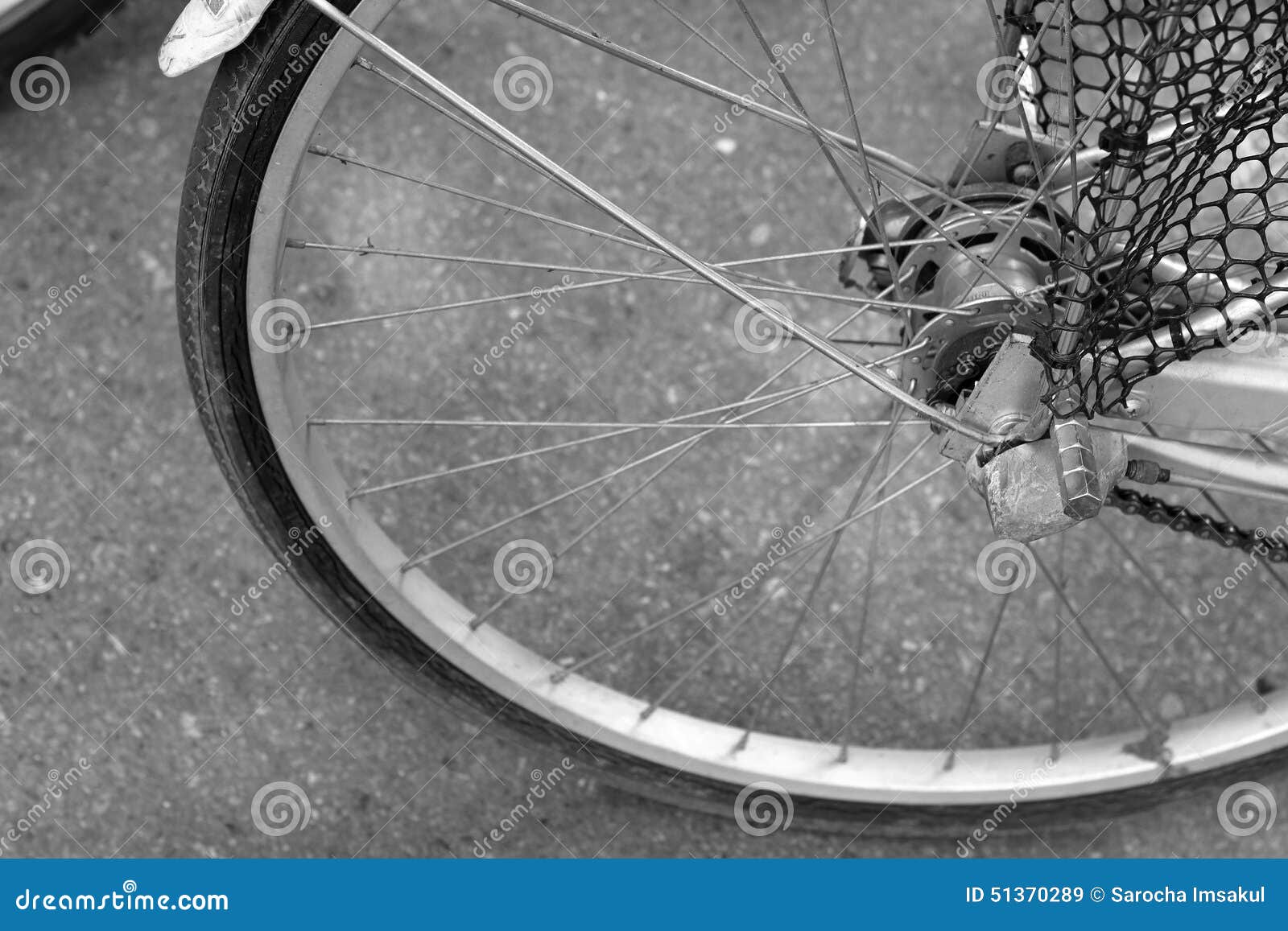 Bike Wheel stock image. Image of isolated, gray, aluminum - 51370289