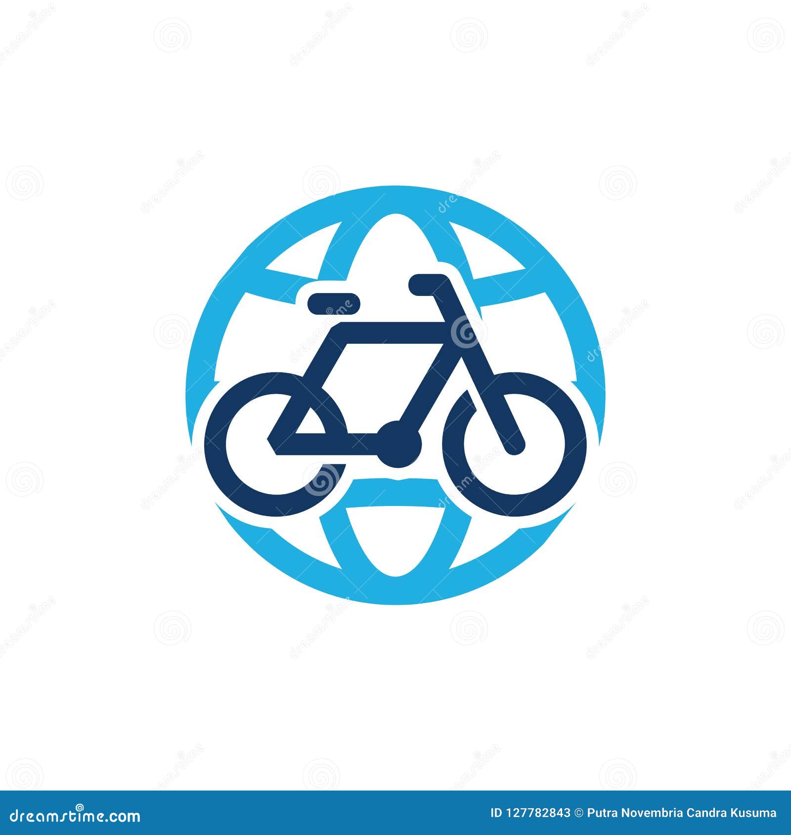 Bike World Logo Icon Design Stock Vector - Illustration of design ...