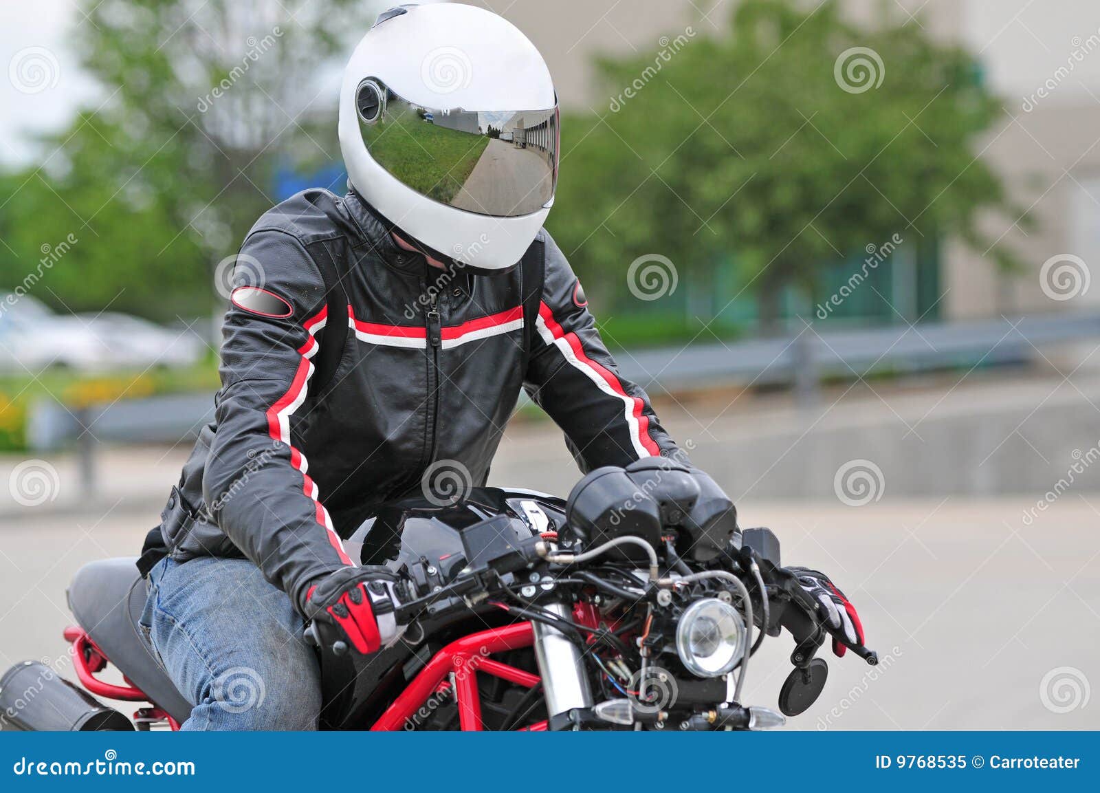 Biker stock image. Image of driver, outdoor, adult, chopper - 9768535