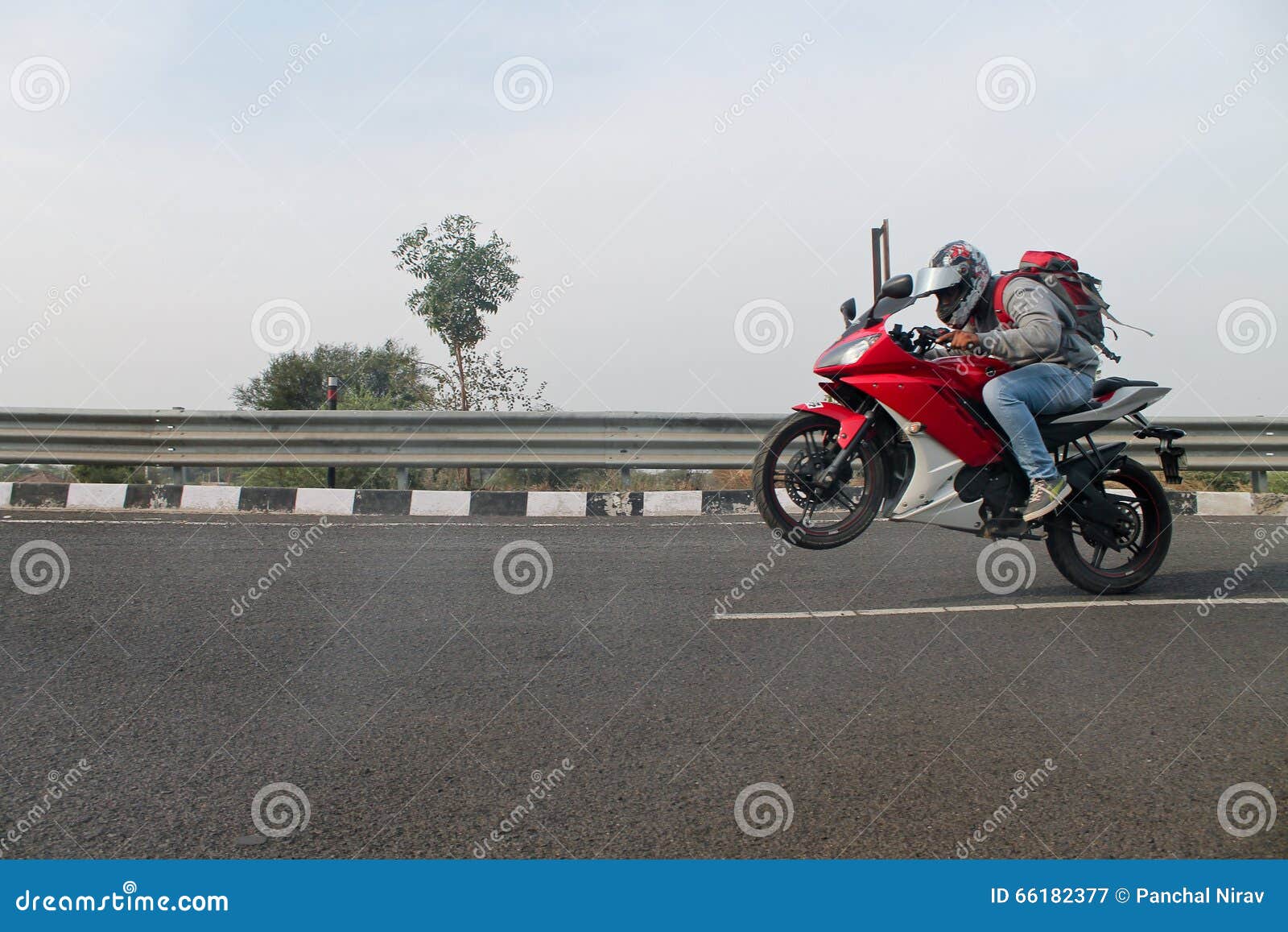 Biker Doing Stunt - Ahmedabad, India Editorial Photography - Image of ...