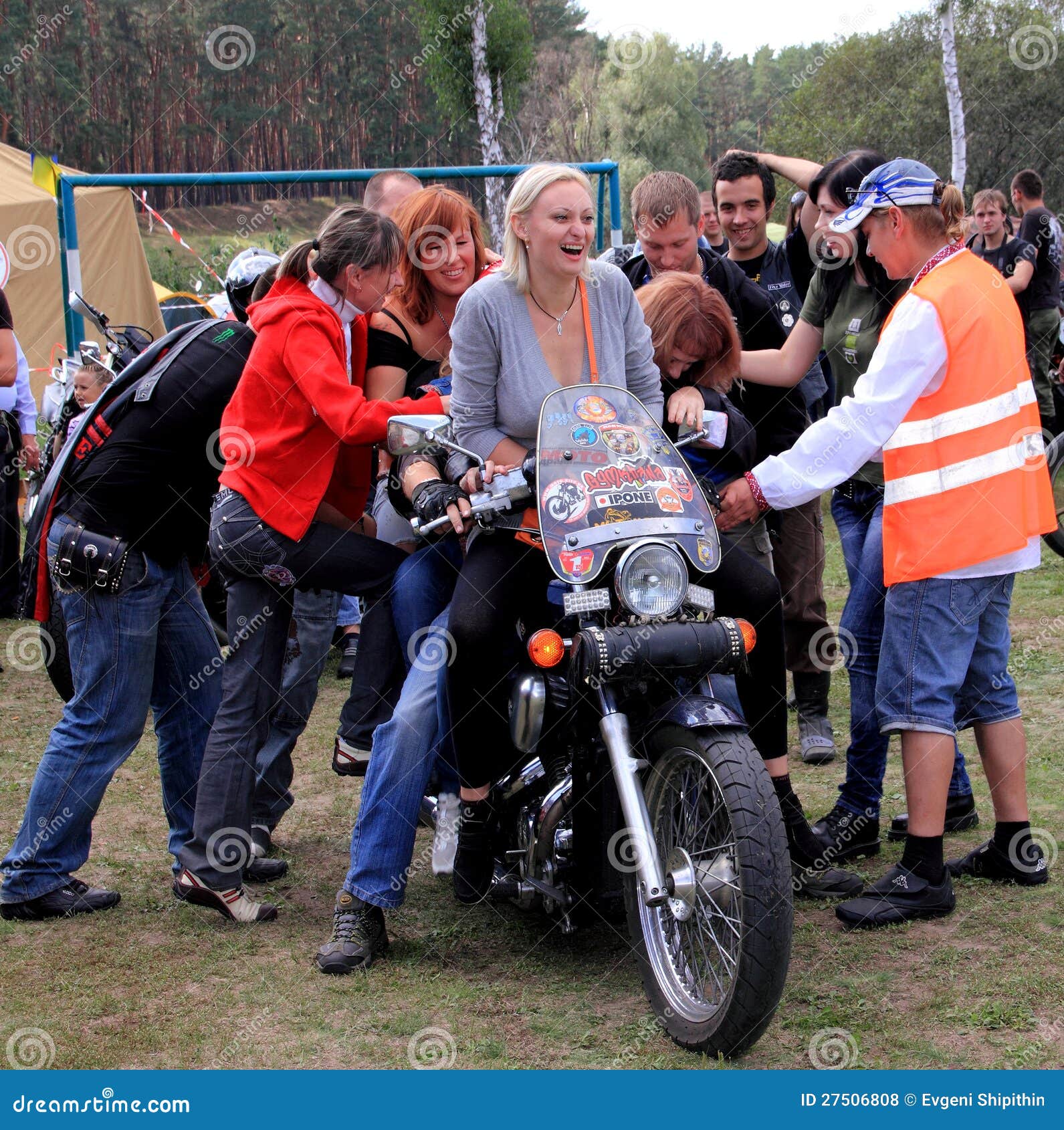 The biker-fest 2012. editorial stock photo. Image of transportation ...