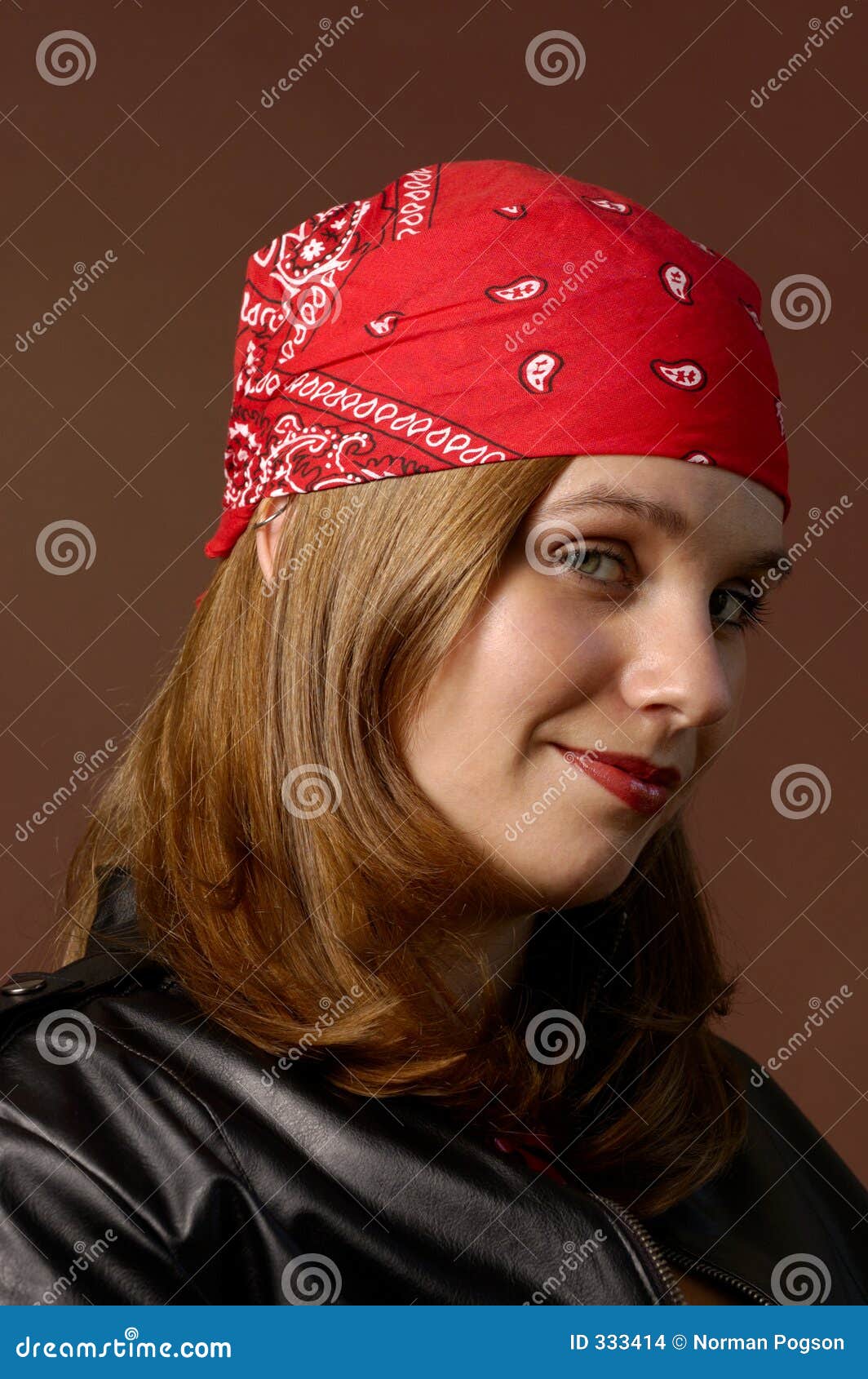 Biker Girl 2 stock photo. Image of long, motorcycle, jacket - 333414