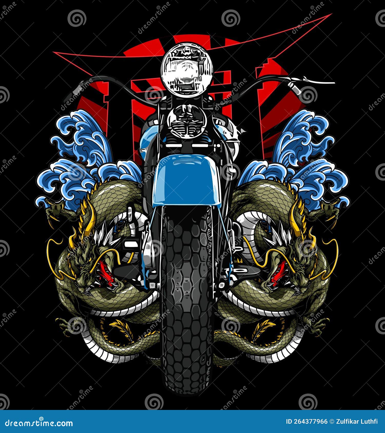 Biker for graphic design stock vector. Illustration of background ...