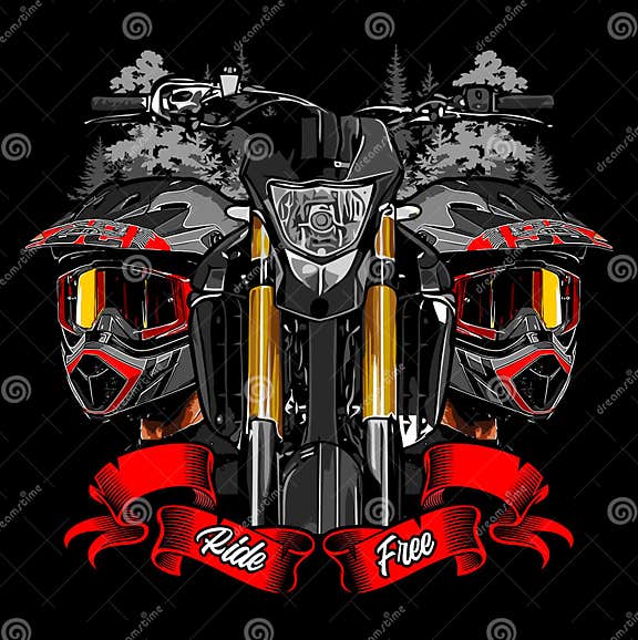 Biker for graphic design stock vector. Illustration of vector - 264378030
