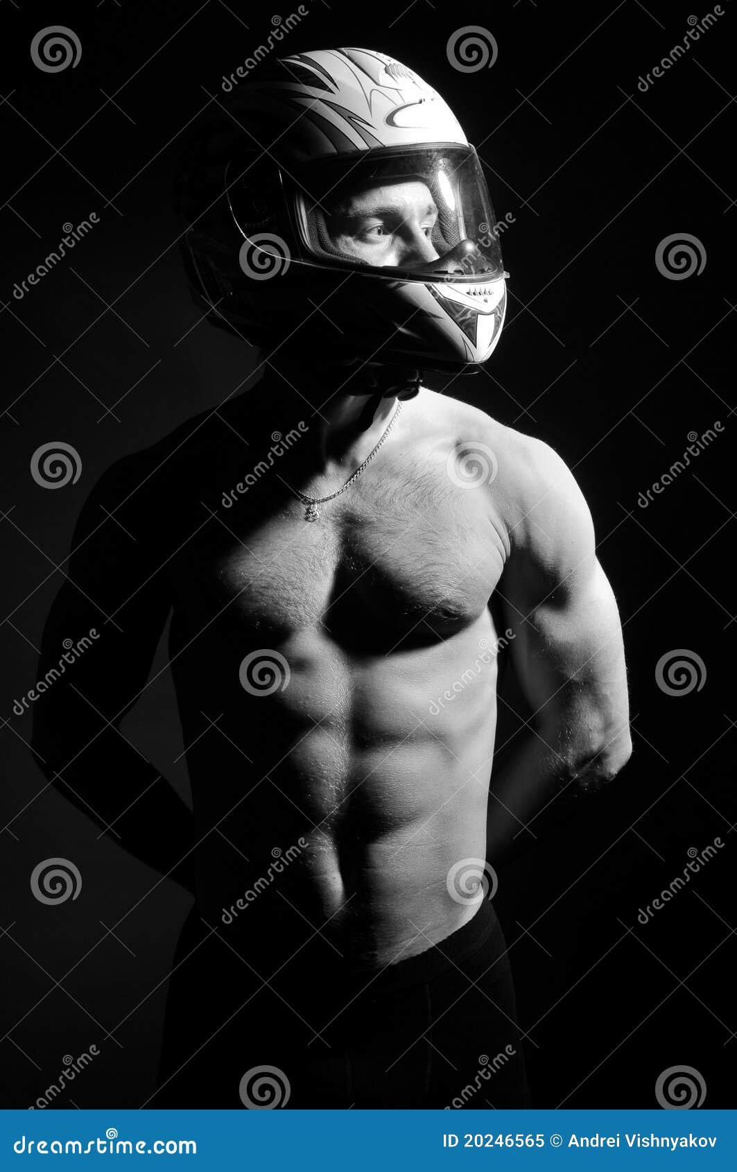Biker model stock image. Image of pack, fitness, healthy - 20246565