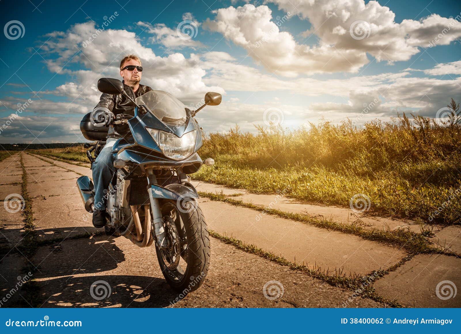 Biker on a motorcycle stock photo. Image of motorcycle - 38400062