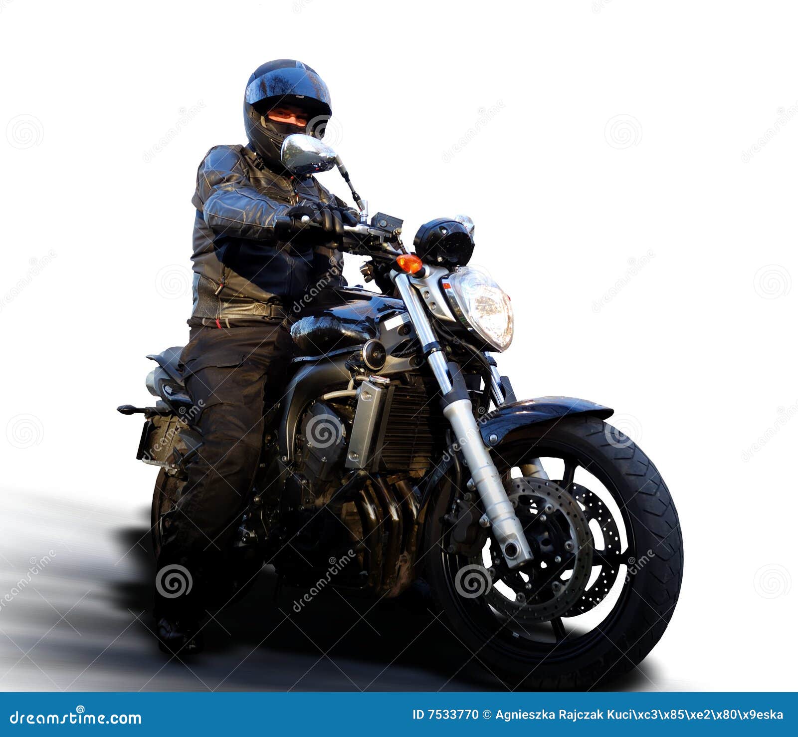 Biker on motorcycle stock photo. Image of biker, bike - 7533770