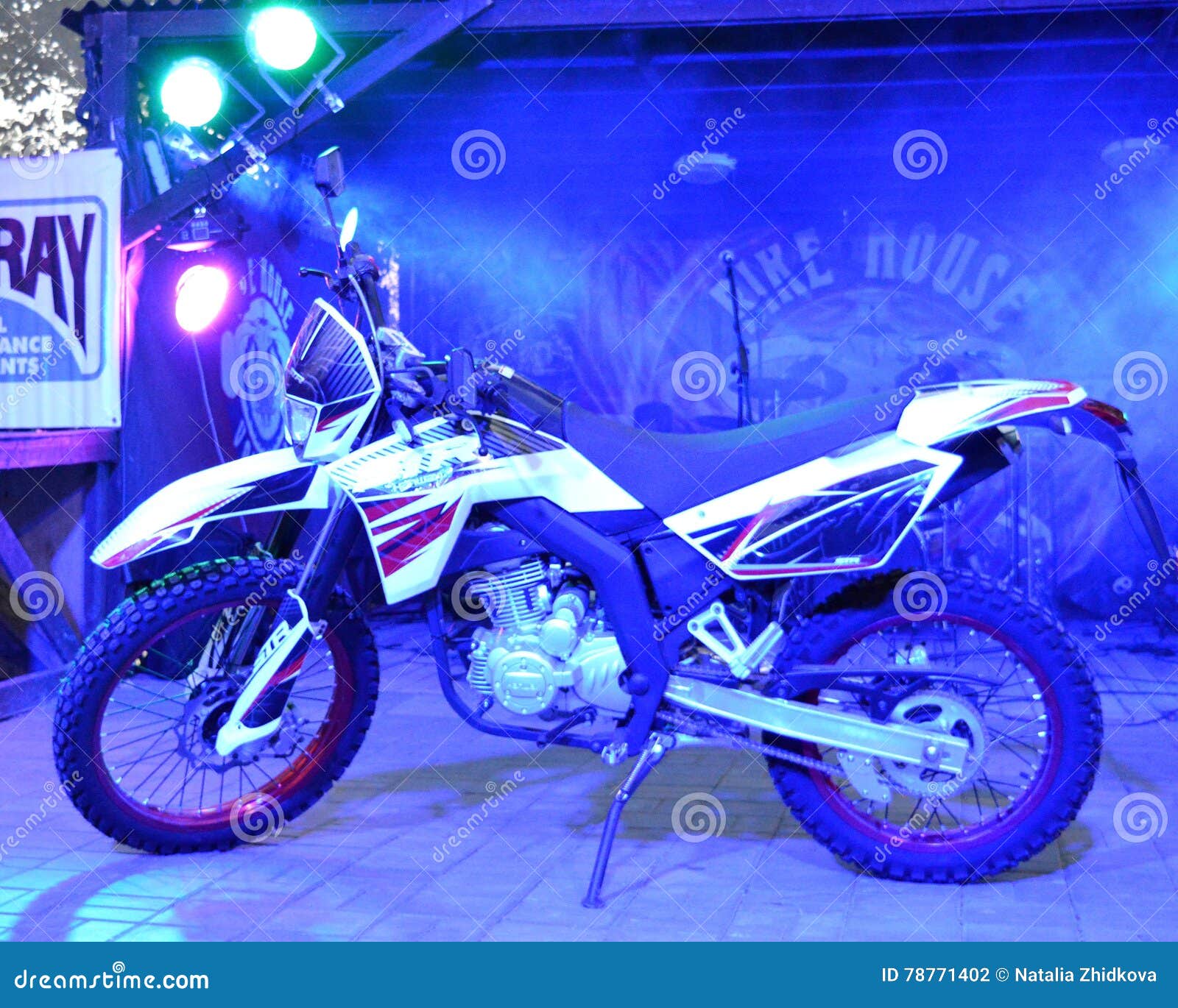 Biker Motorcycle. Style Enduro Editorial Photography - Image of enduro ...