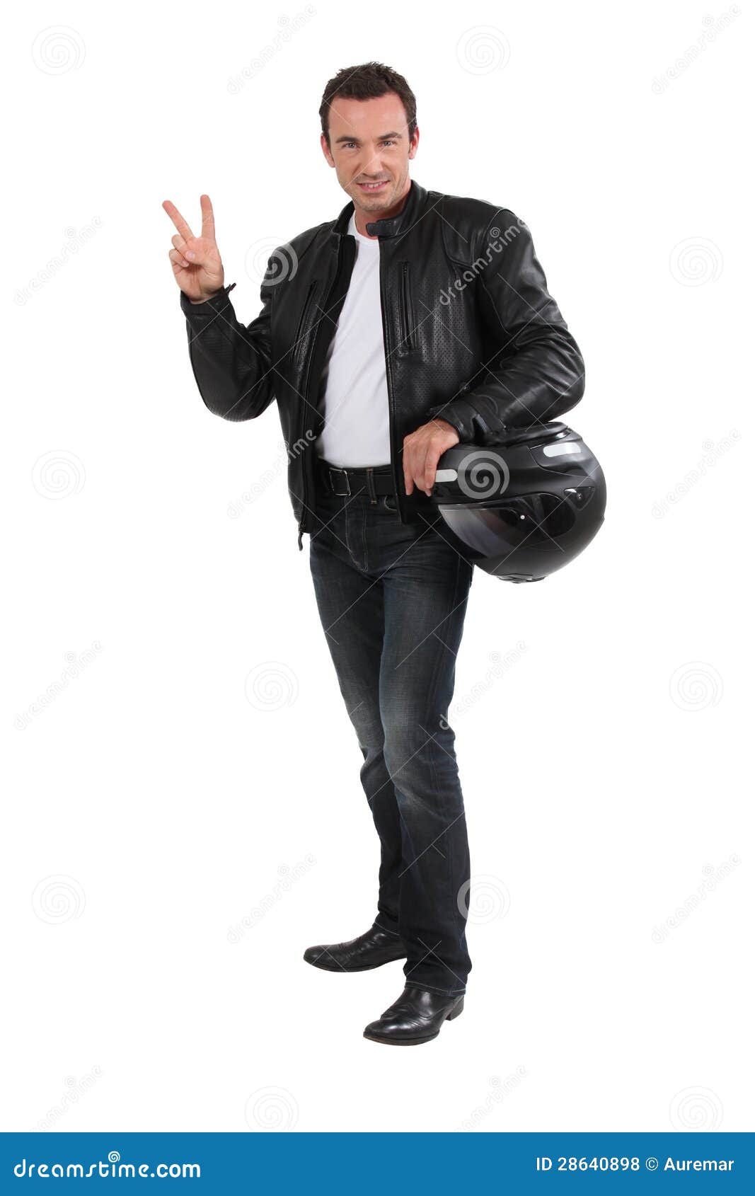 Biker peace stock photo. Image of happy, white, eyes - 28640898