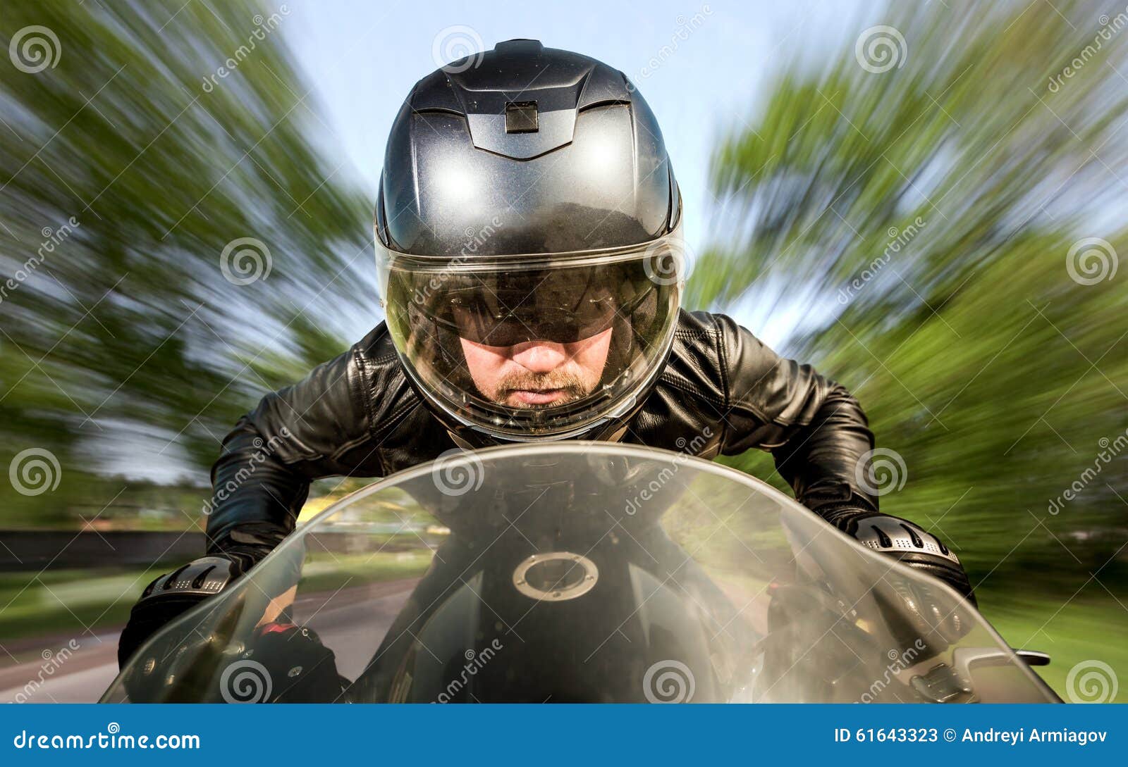 Biker racing on the road stock image. Image of motorcycle - 61643323