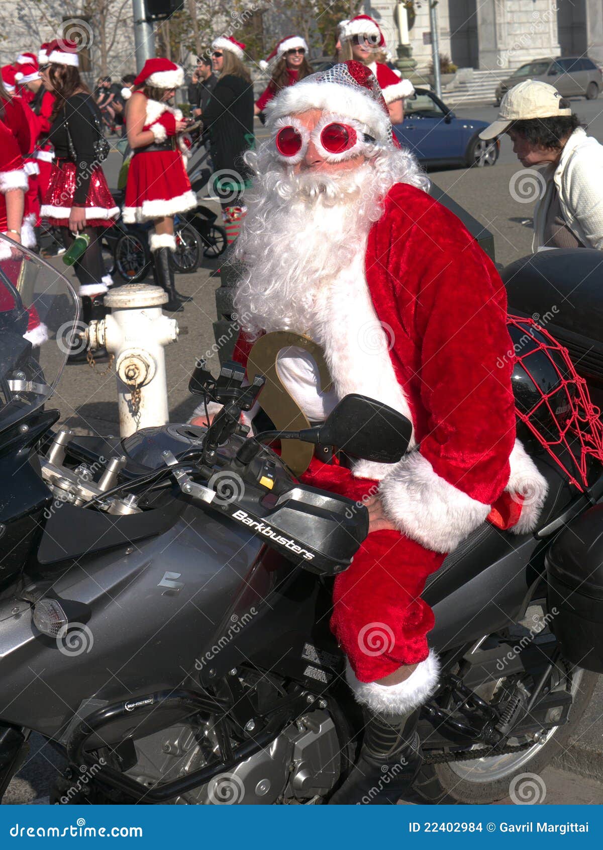 Biker Santa at Santa Con San Francisco 2011 Editorial Stock Image ...