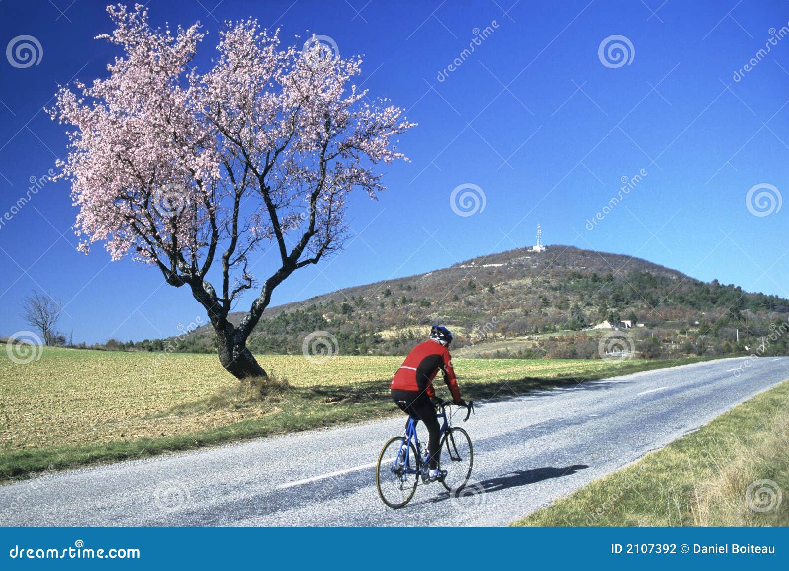 Biker in spring stock photo. Image of liberty, europe - 2107392