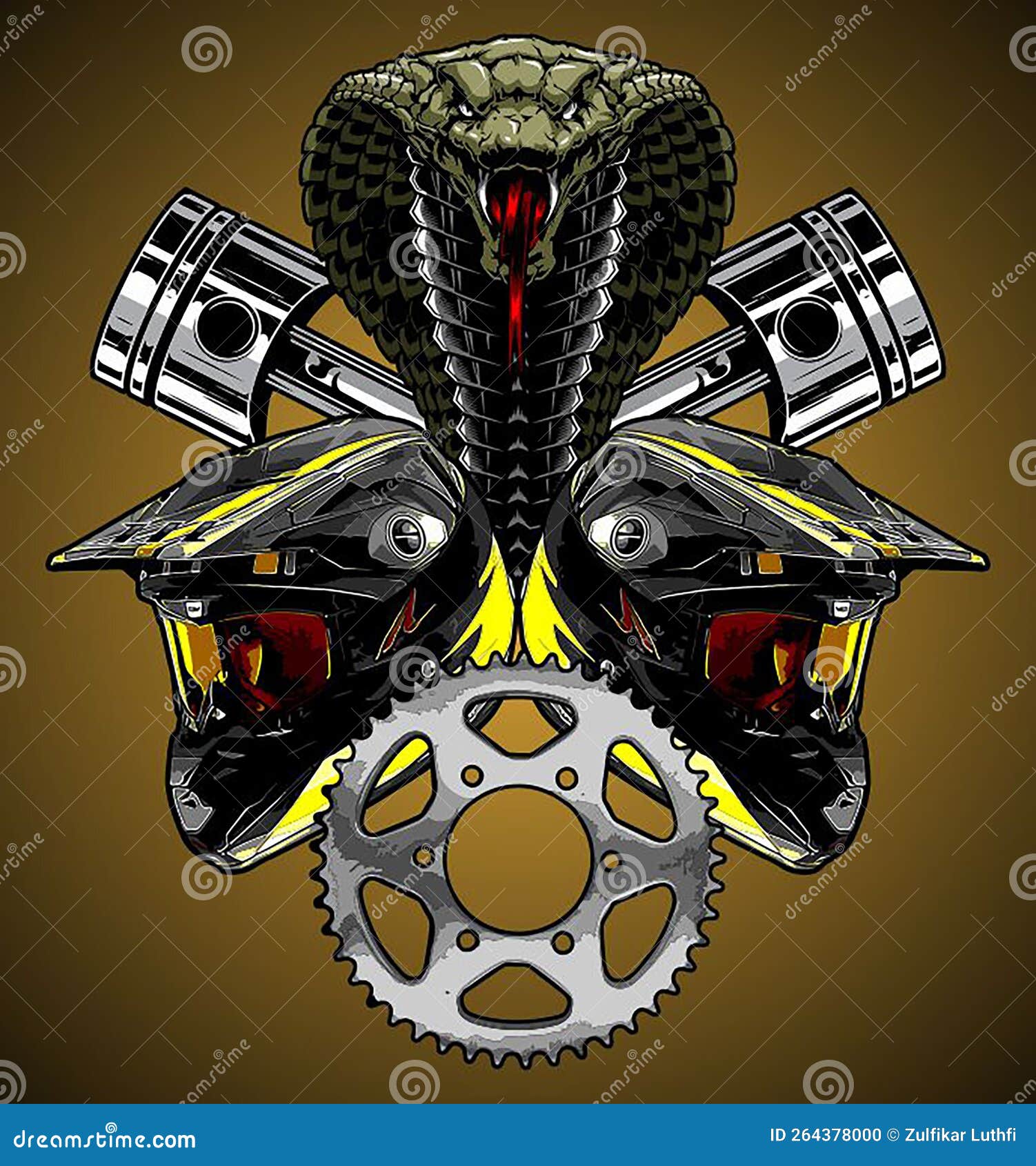 Biker for graphic design stock vector. Illustration of background ...