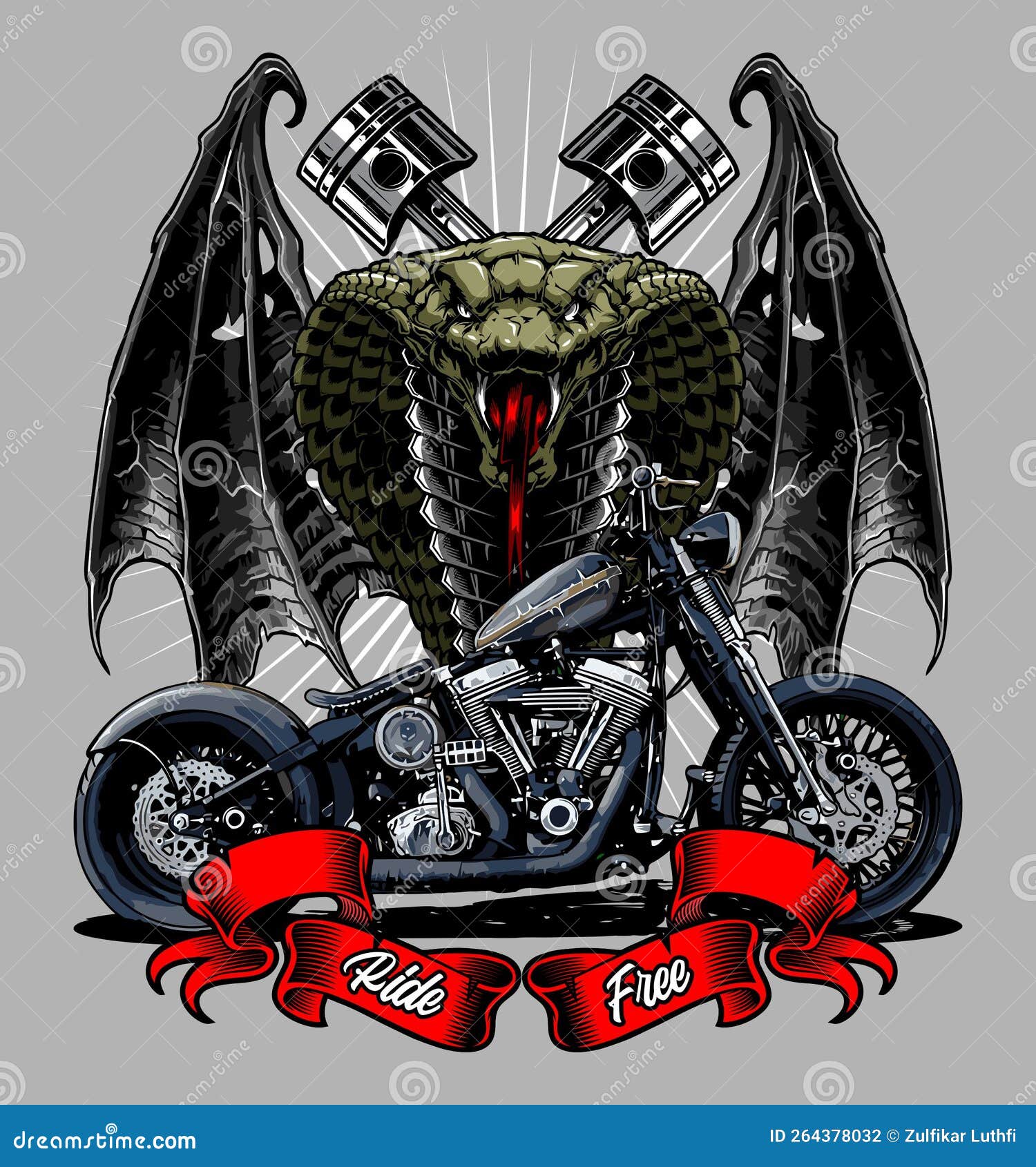 Biker for graphic design stock vector. Illustration of racing - 264378032