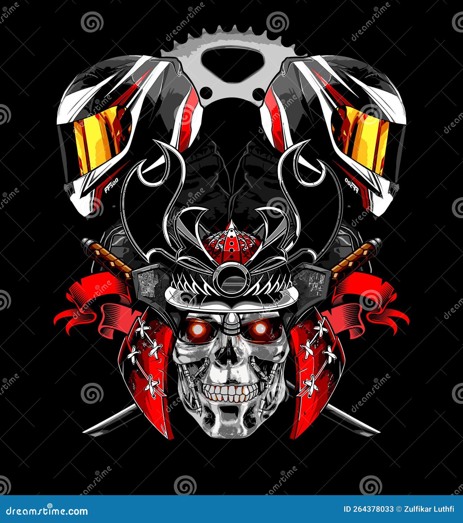 Biker for graphic design stock vector. Illustration of wheel - 264378033