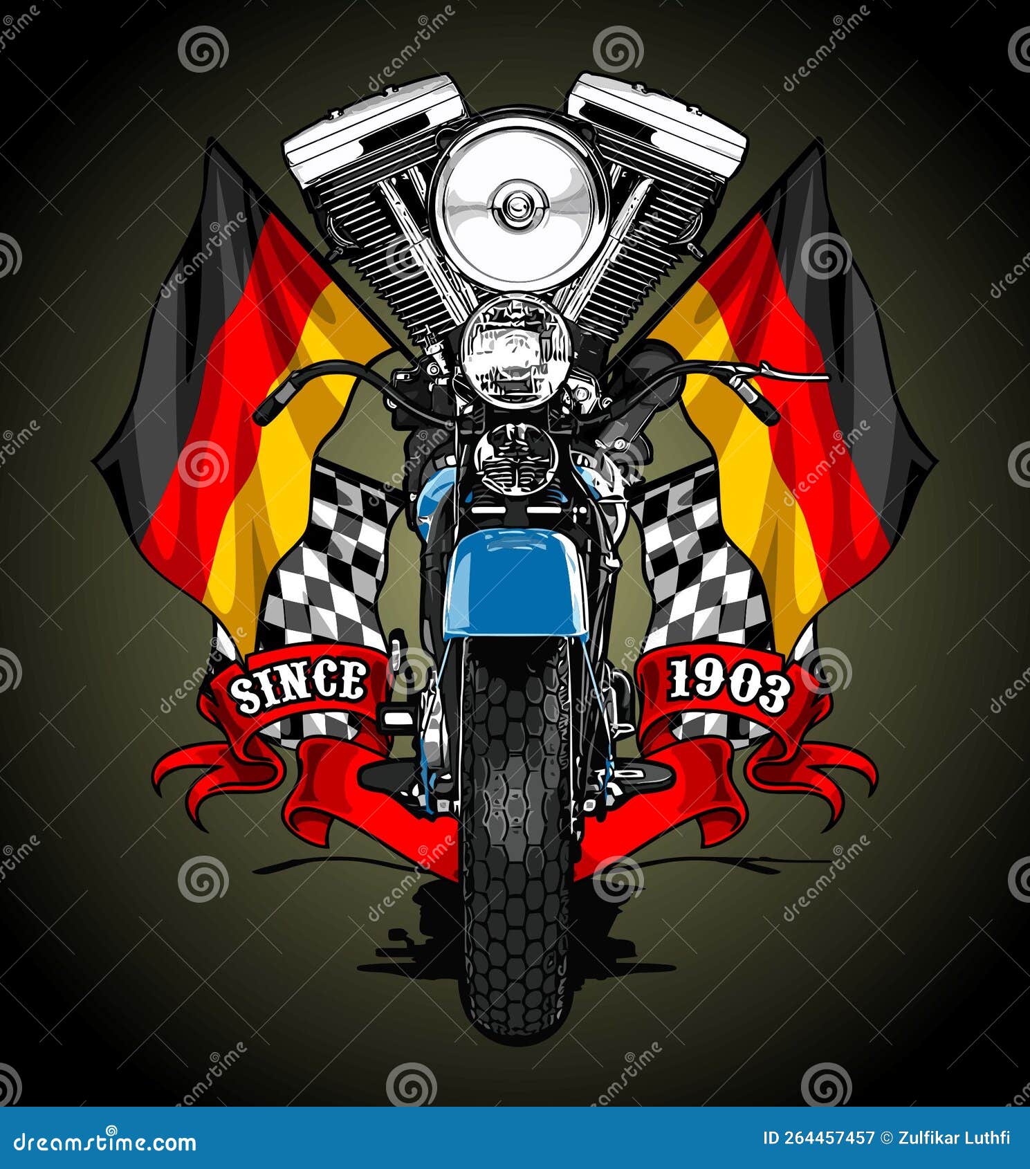 Biker for graphic design stock vector. Illustration of sport - 264457457