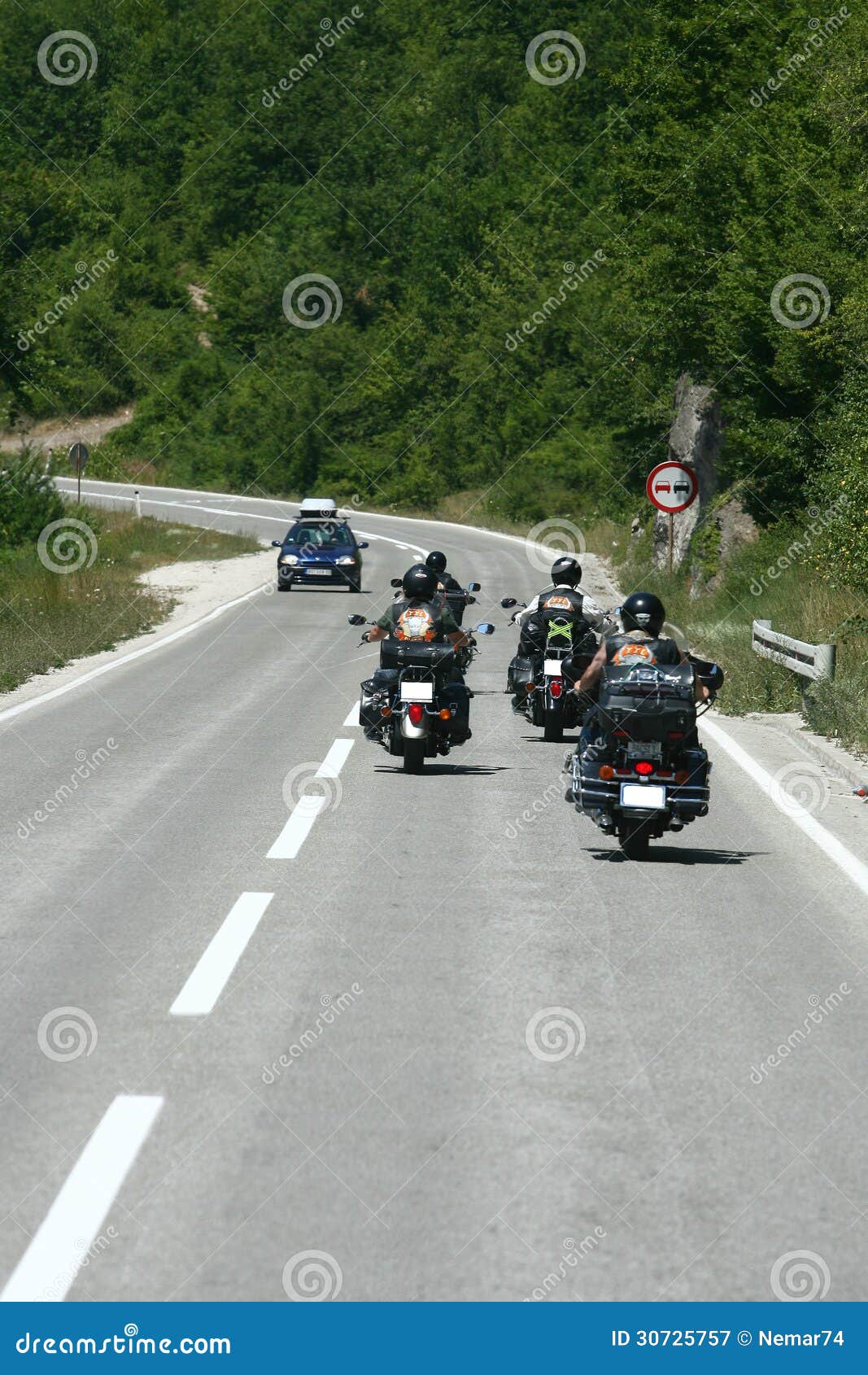 Bikers Motorcycles Chopper Ride Editorial Photography - Illustration of ...