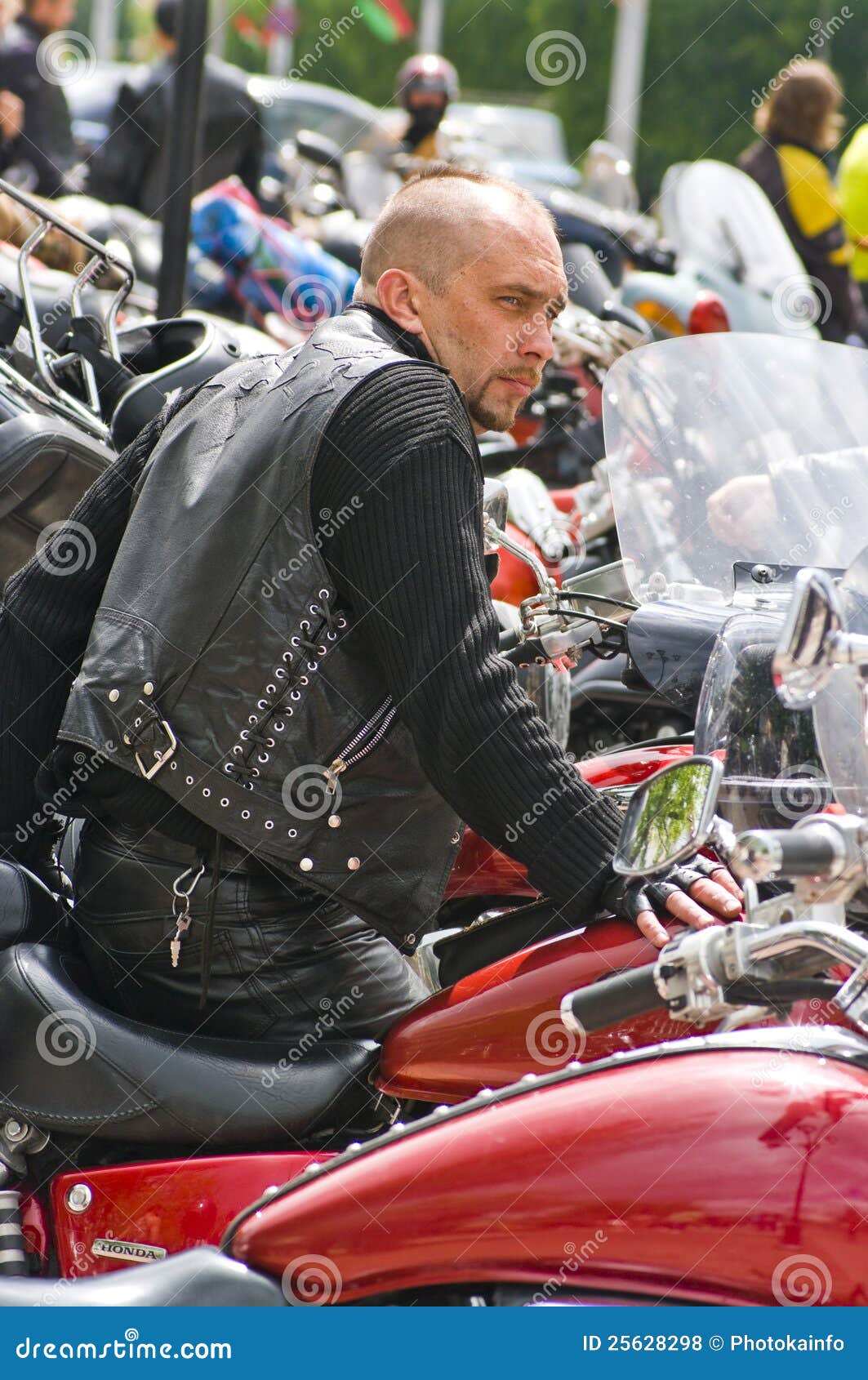Bikers portrait editorial stock photo. Image of motorcyclist - 25628298