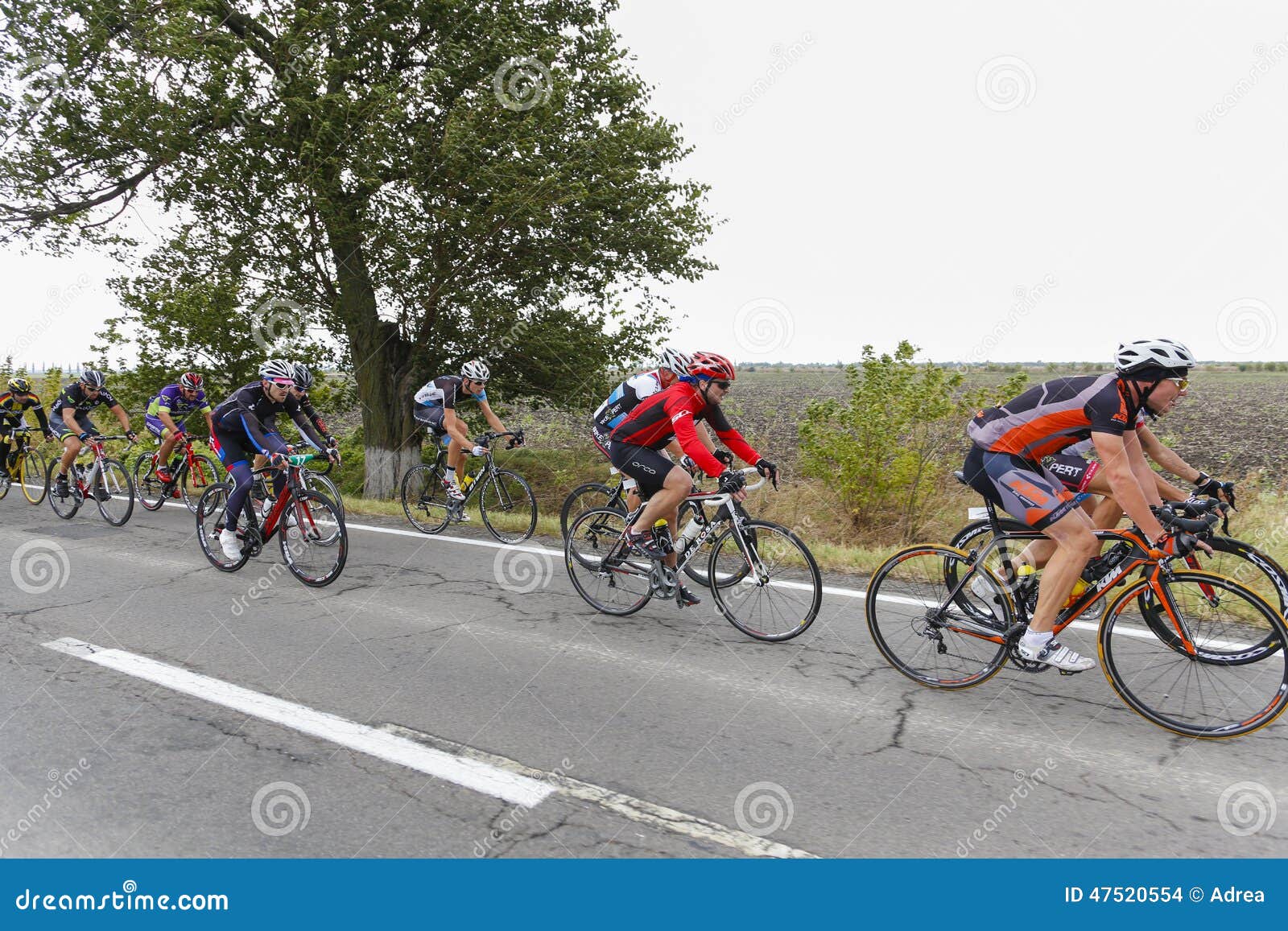 Escorting a Group of Bikers on a Street Race Editorial Stock Image ...