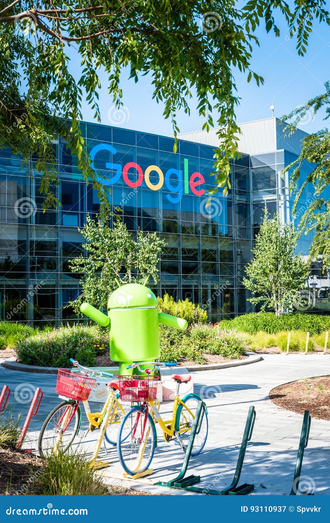 Bikes at Googleplex - Google Headquarters Editorial Photography - Image ...