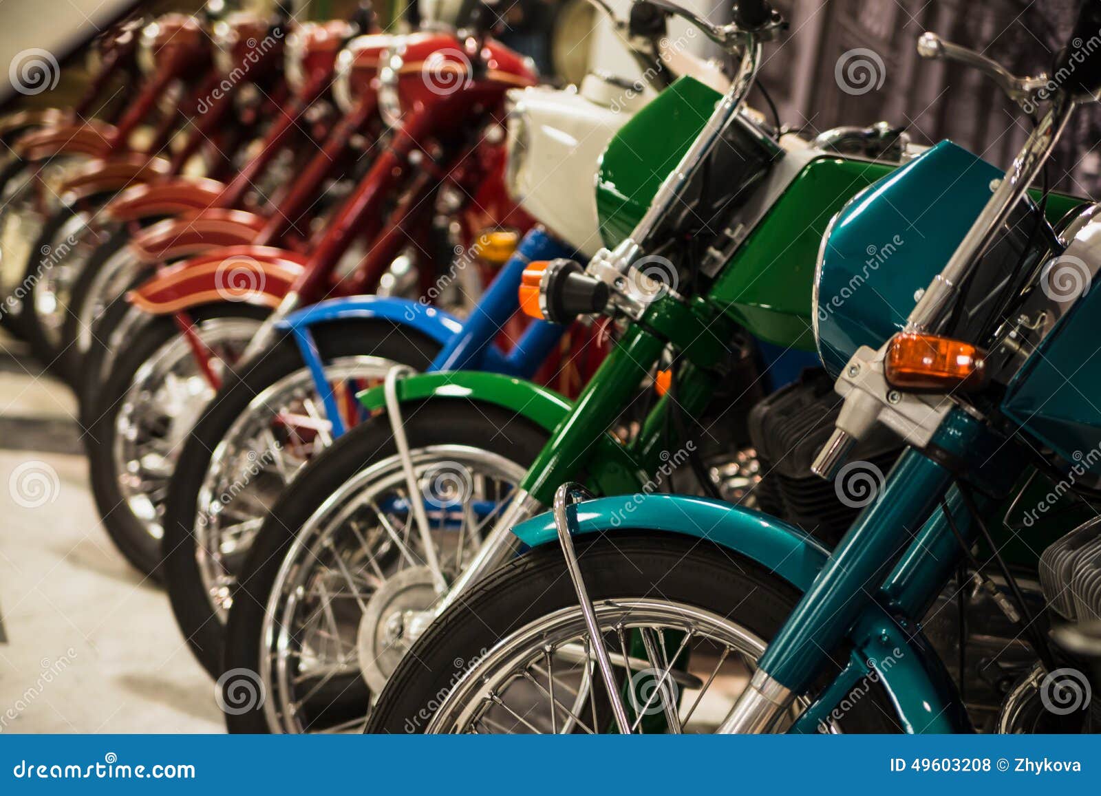 Bikes in a row stock photo. Image of black, biker, dramatic - 49603208