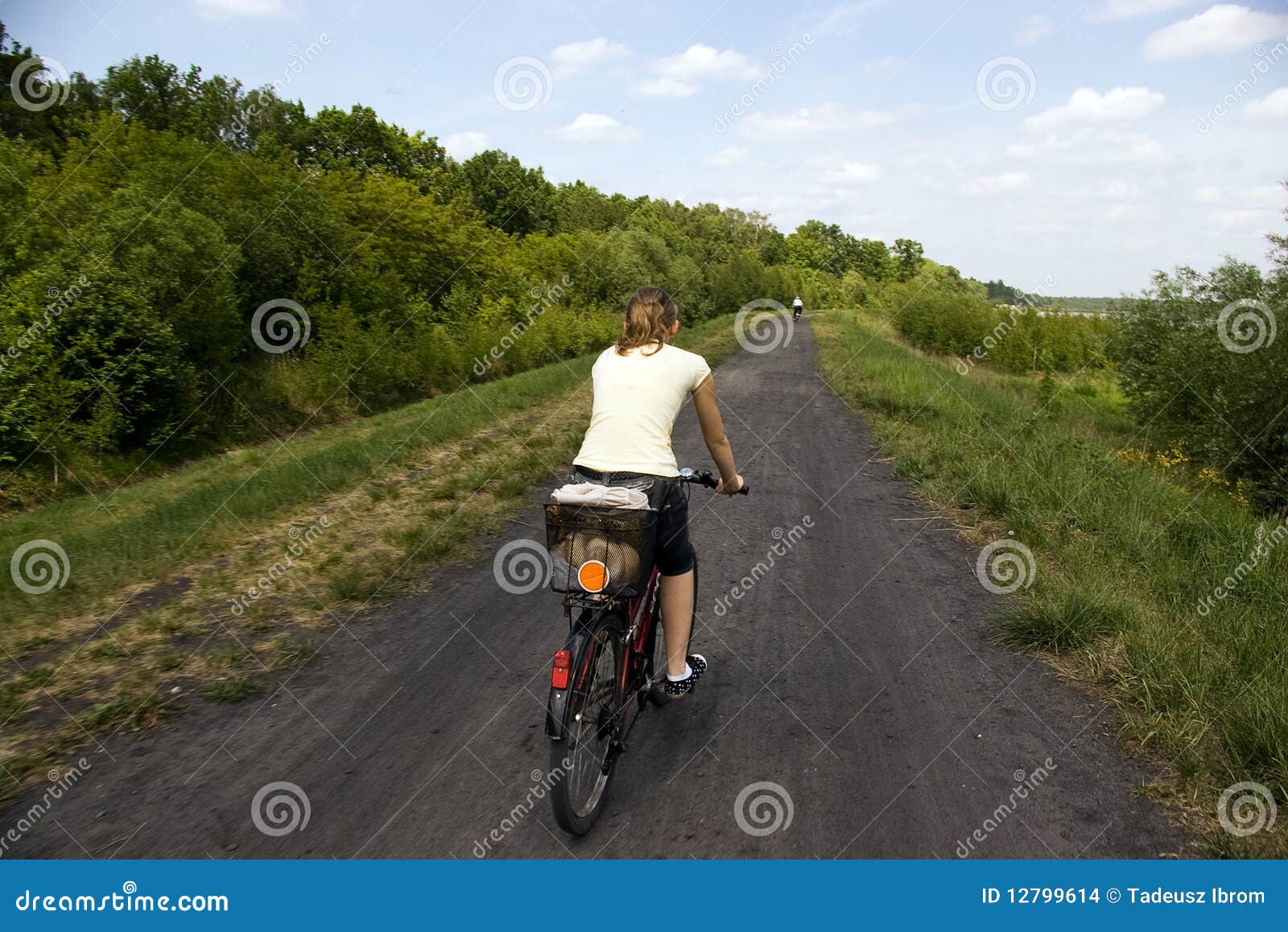 The biking stock photo. Image of cycle, pretty, adult - 12799614