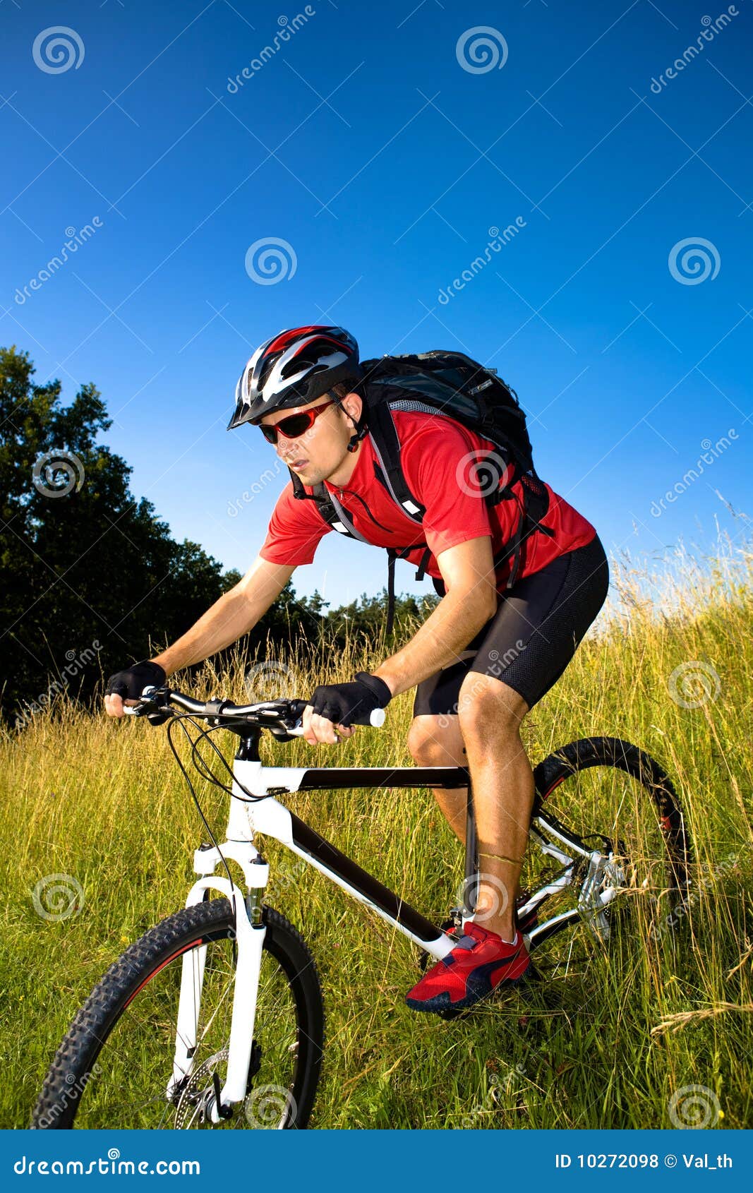 Biking man stock photo. Image of sports, bicycle, biking - 10272098