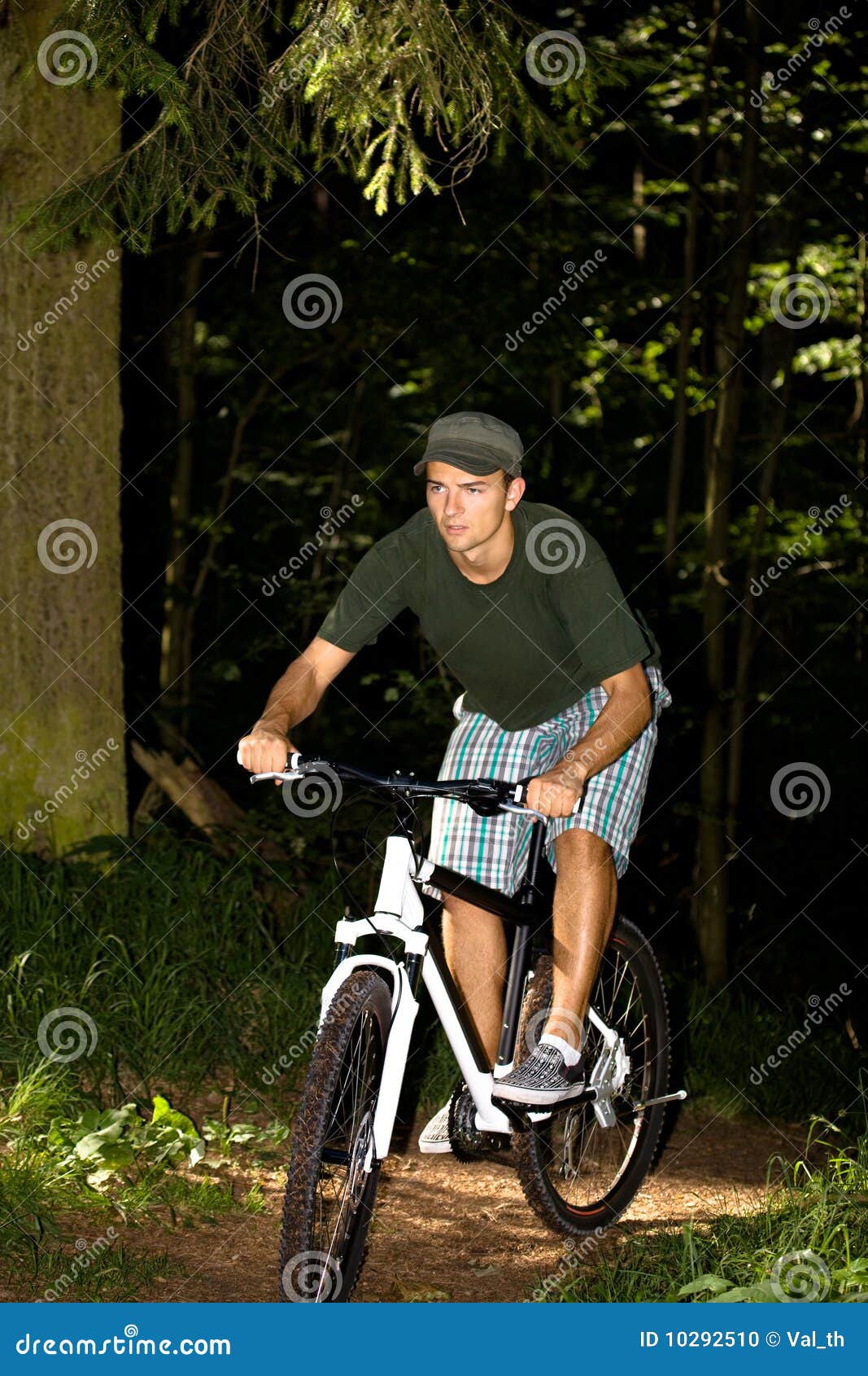 Biking man stock photo. Image of biking, activity, biker - 10292510