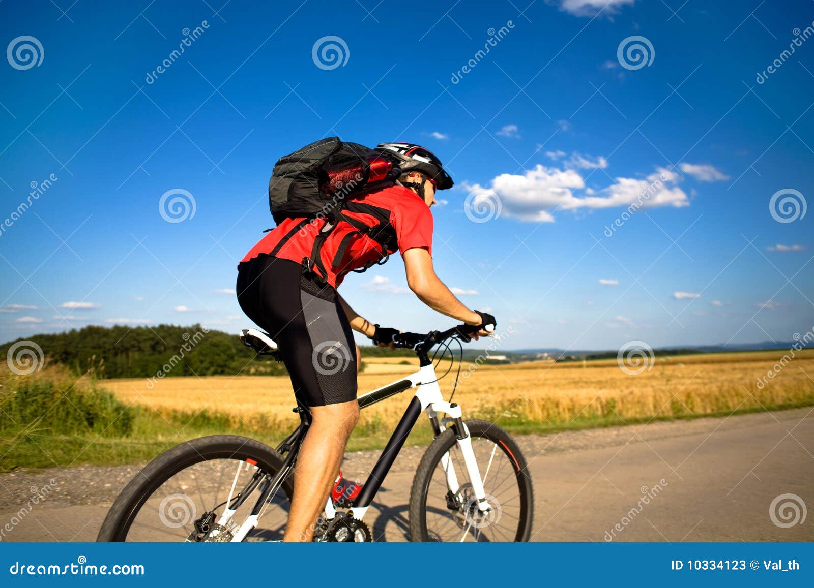 Biking man stock image. Image of healthy, relaxation - 10334123