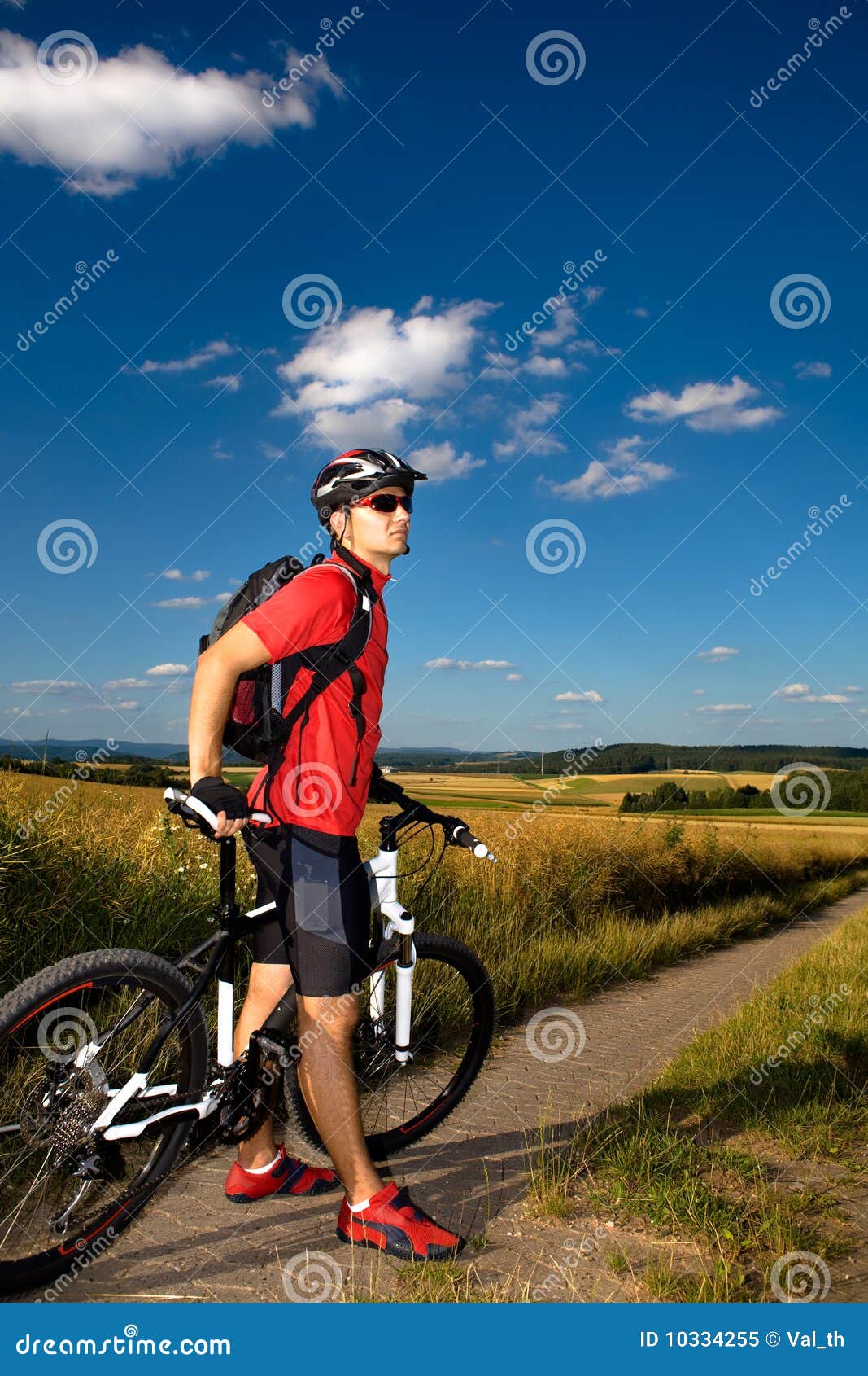 Biking man stock image. Image of ride, summer, race, sports - 10334255