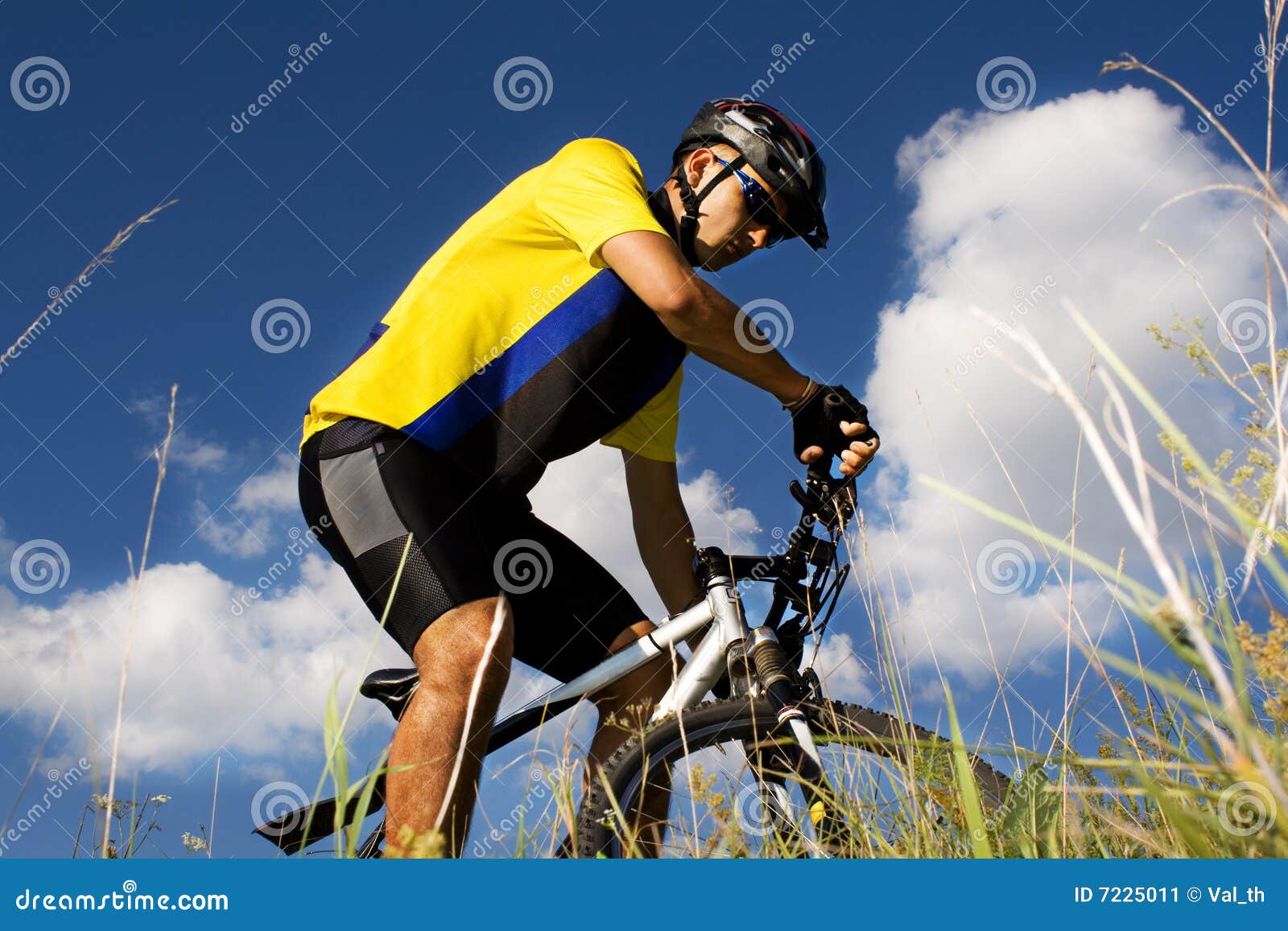 Biking man stock image. Image of ride, biker, sports, bike - 7225011