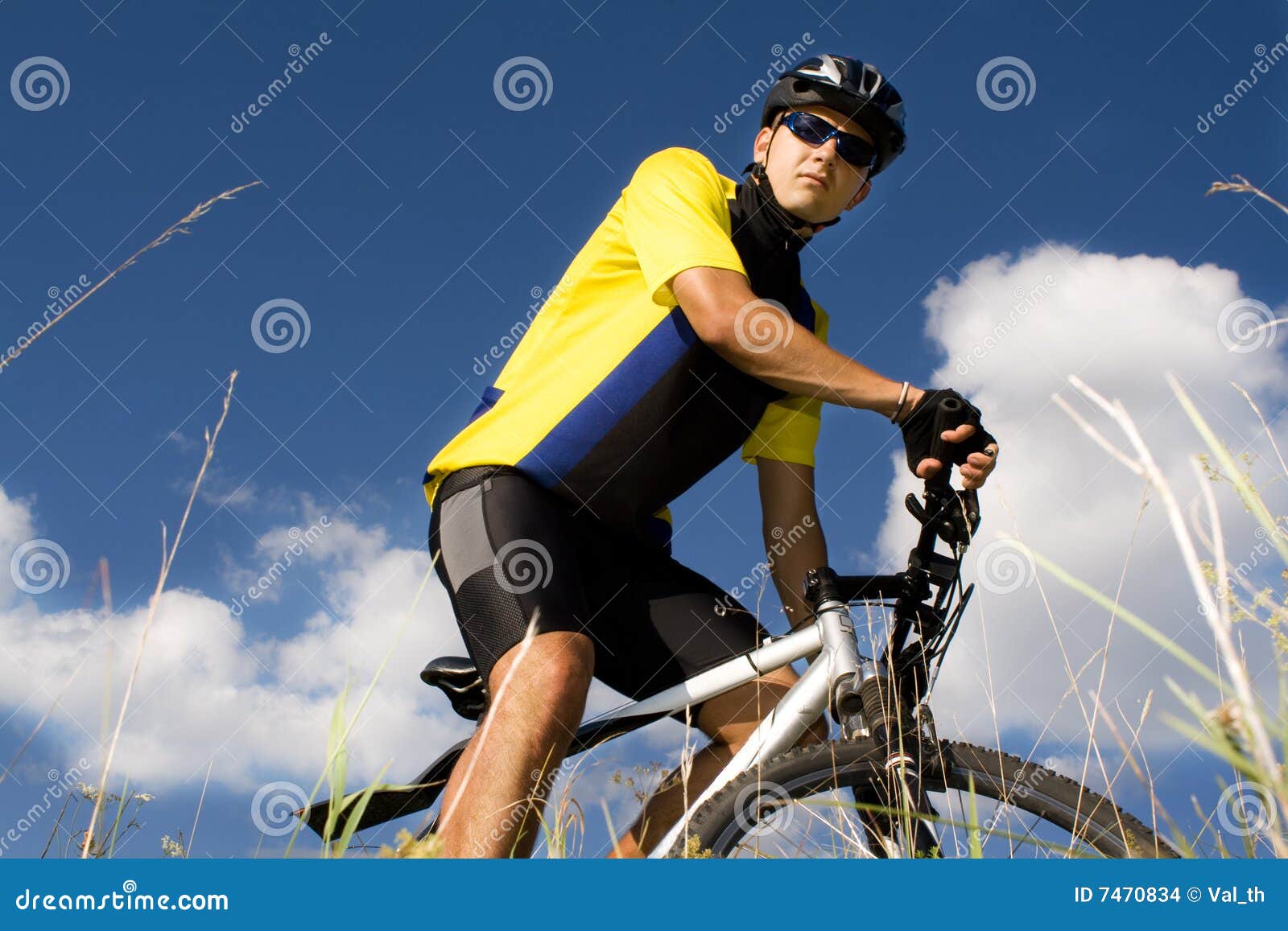 Biking man stock photo. Image of healthy, people, male - 7470834