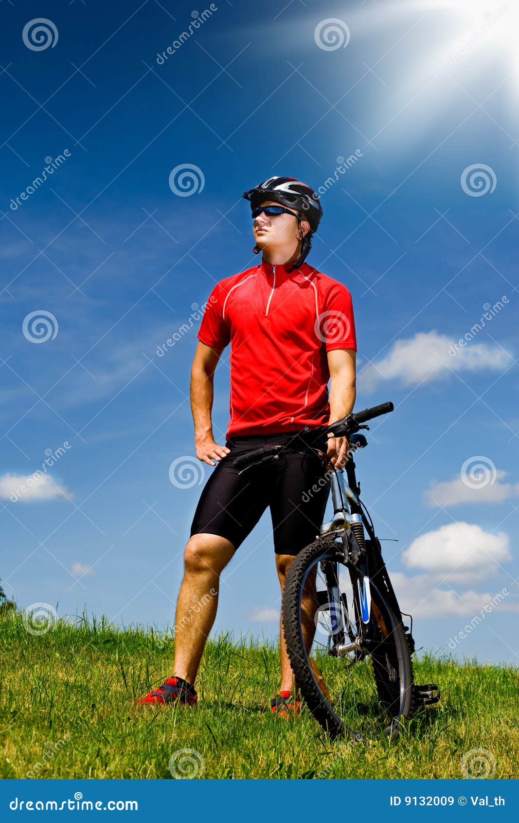 Biking man stock image. Image of healthy, bike, people - 9132009
