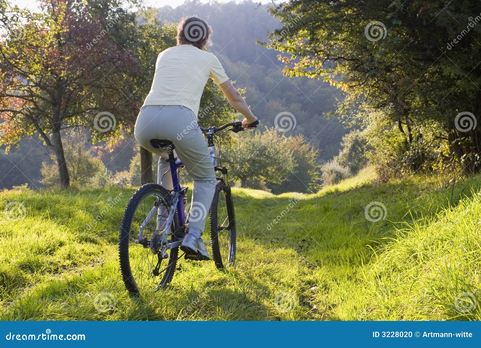 Biking outdoors stock photo. Image of autumn, exercise - 3228020