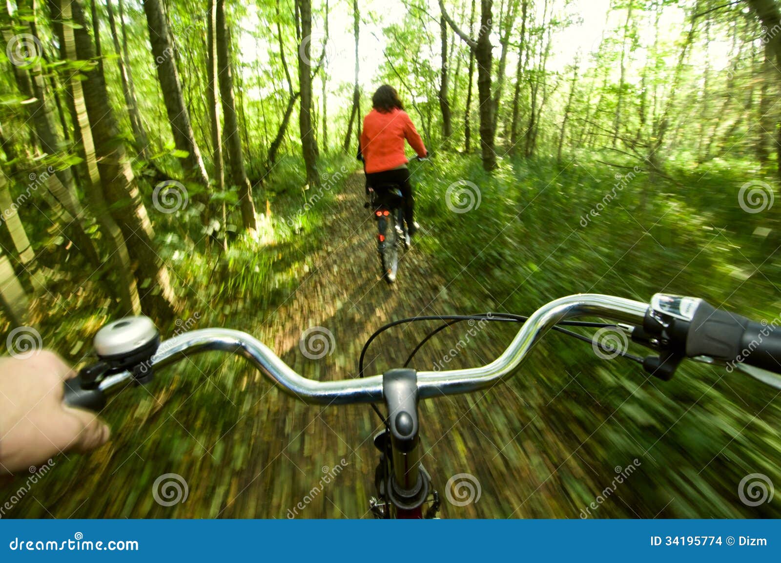 Biking stock photo. Image of autumn, sports, tour, motion - 34195774