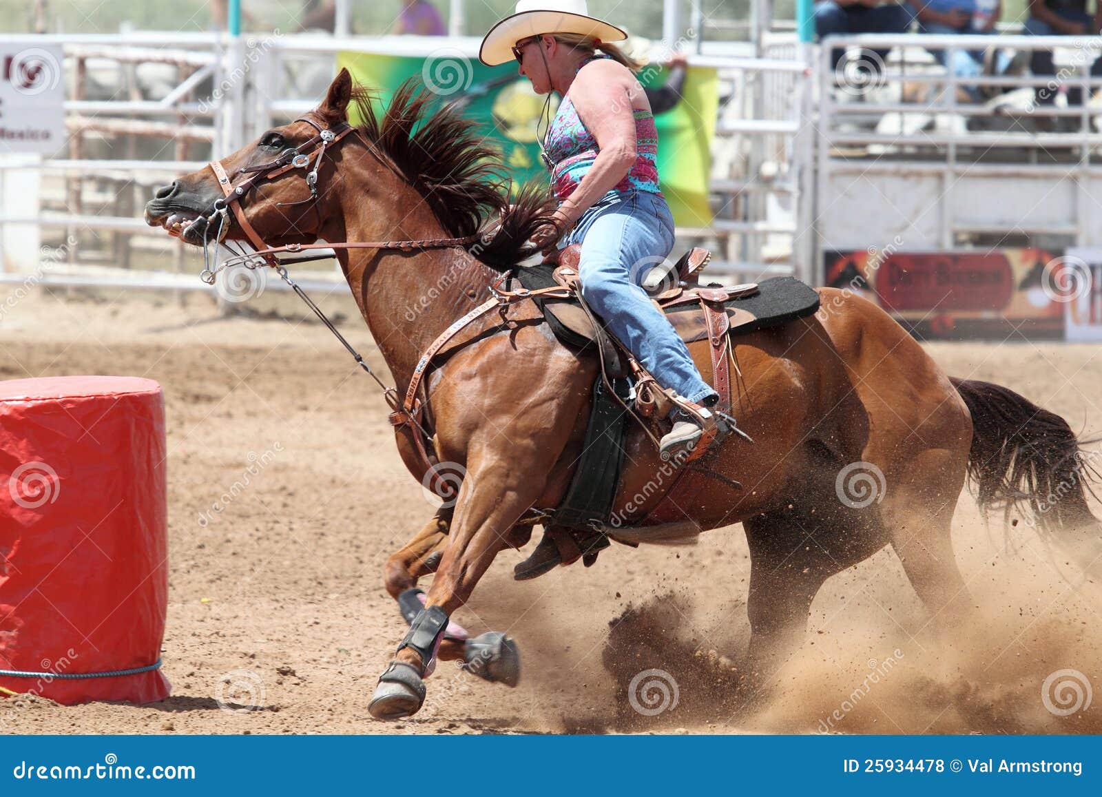 Bikini Barrel Racing Power Turn Editorial Stock Photo - Image of belen ...
