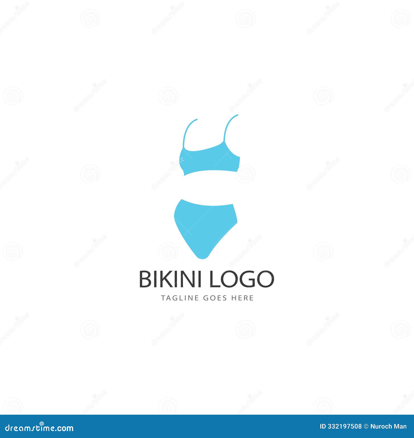 Bikini Logo Vector Template. Swimsuit Logo Design Vector Stock Vector ...
