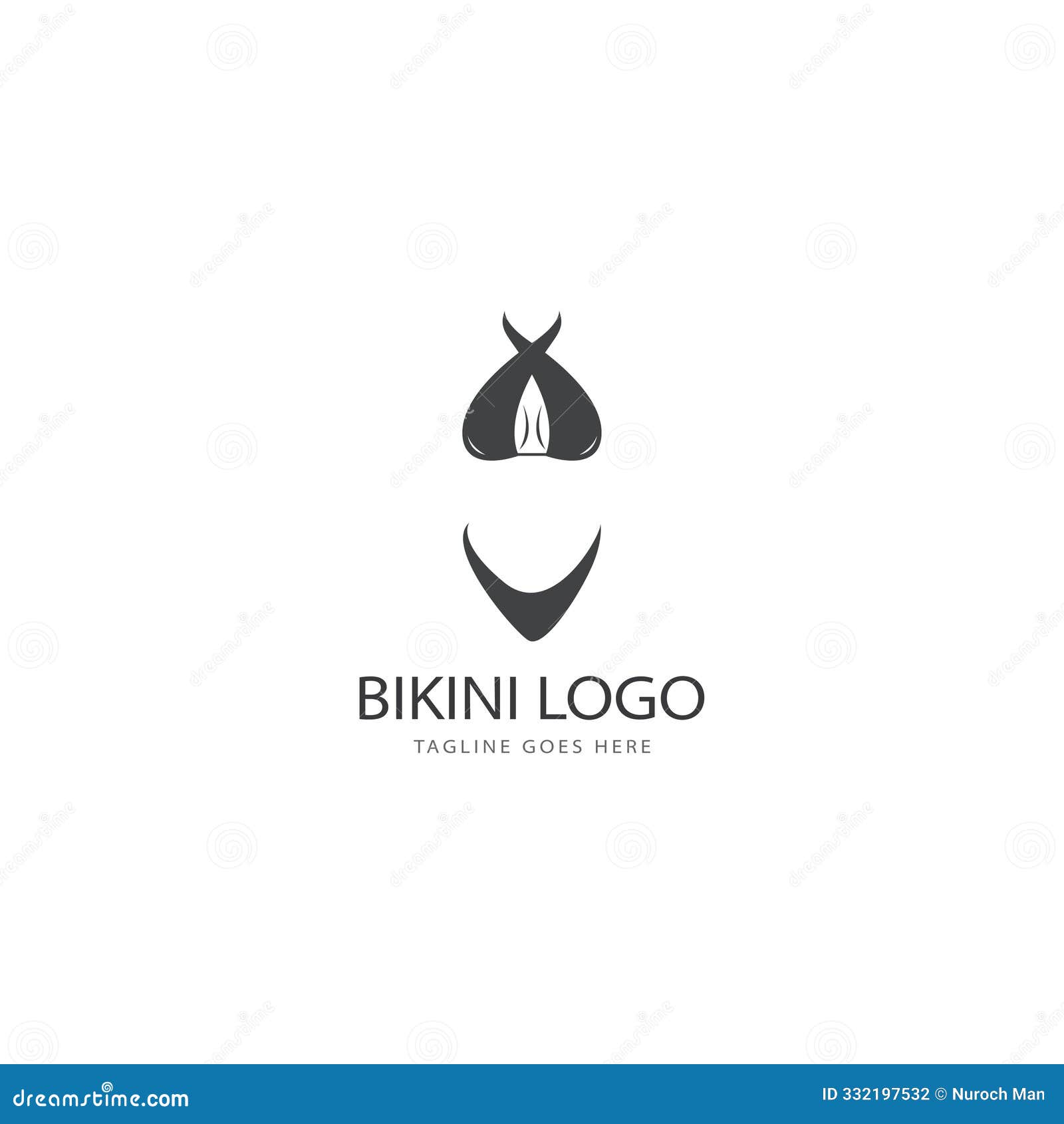 Bikini Logo Vector Template. Swimsuit Logo Design Vector Stock Vector ...