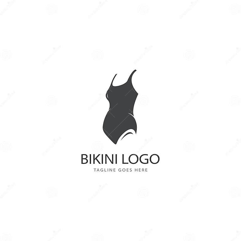 Bikini Logo Vector Template. Swimsuit Logo Design Vector Stock Vector ...