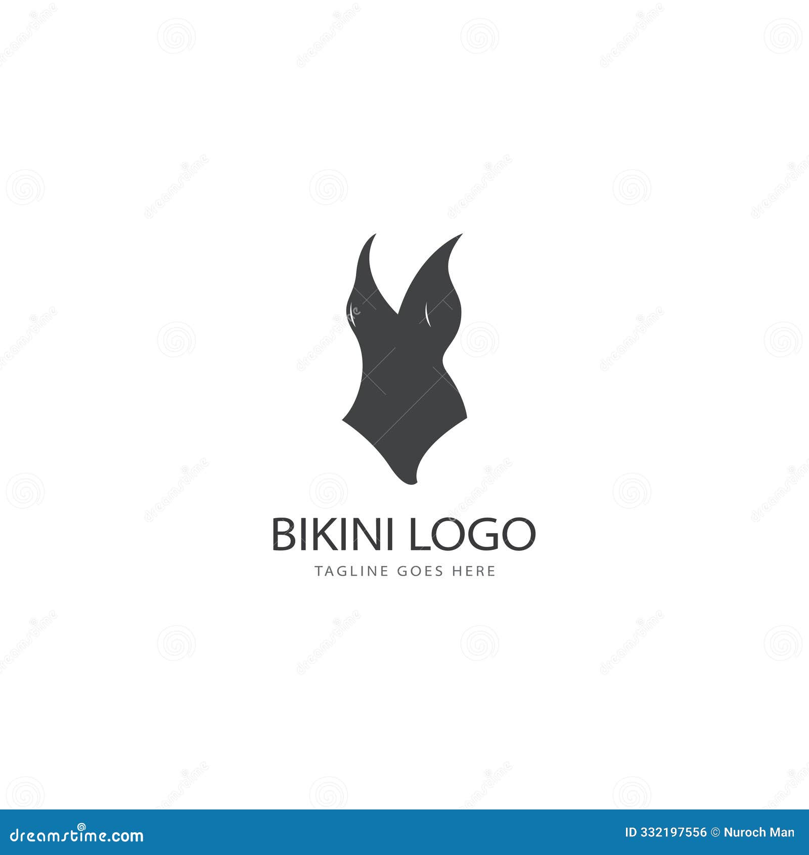 Bikini Logo Vector Template. Swimsuit Logo Design Vector Stock Vector ...
