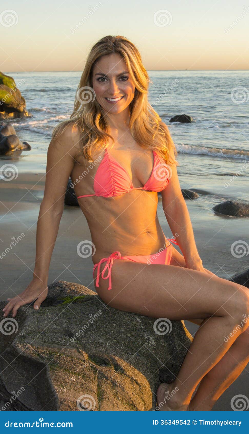 Bikini Sunset stock photo. Image of undergarment, sunset - 36349542