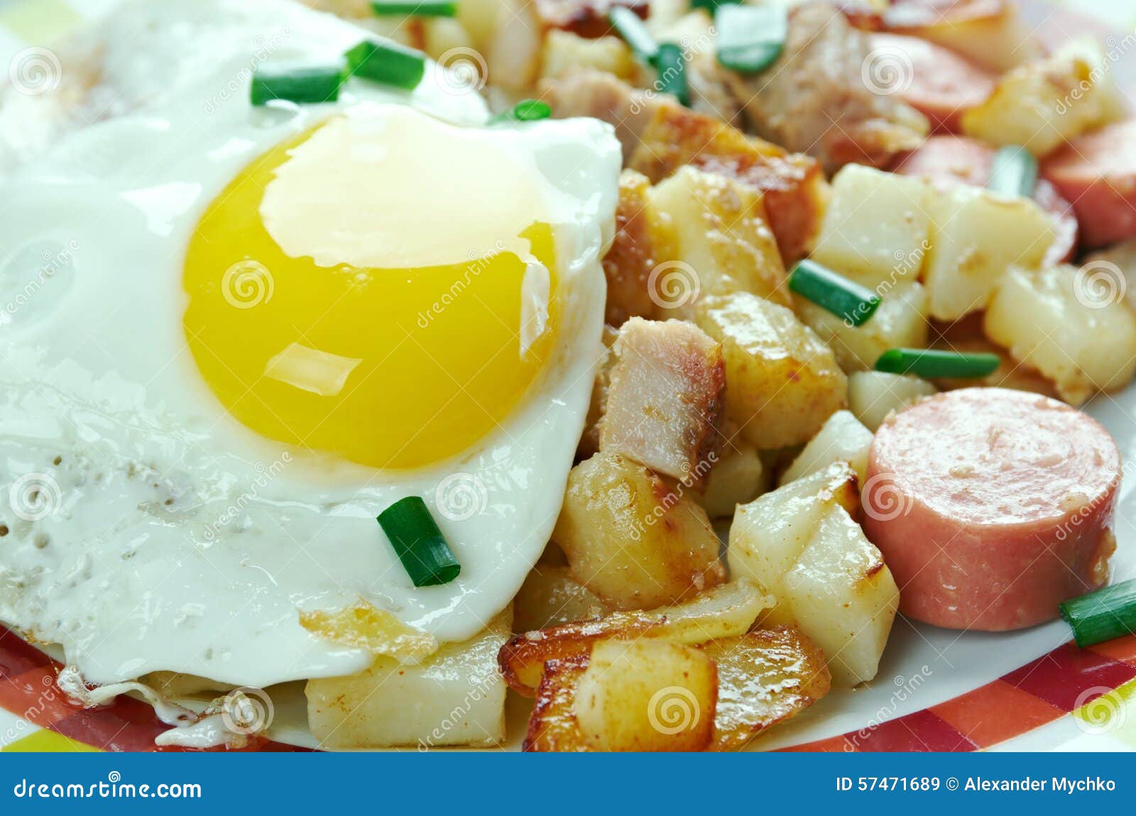 Biksemad stock image. Image of diced, cooked, hash, pyttipanne - 57471689