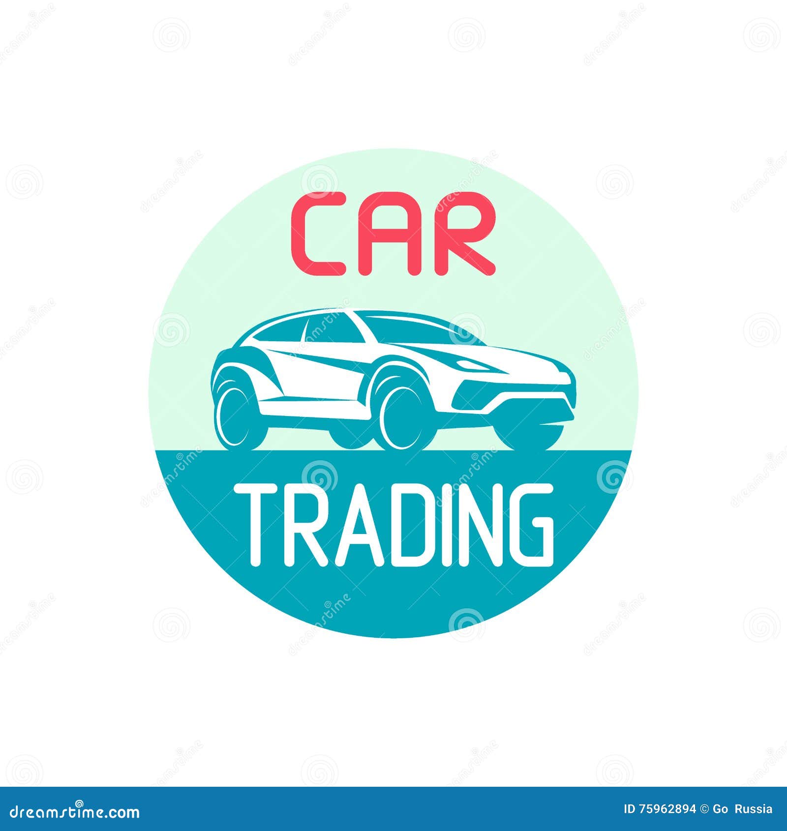 Bil Logo Template Design Vector Vektor Illustrationer - Illustration av ...