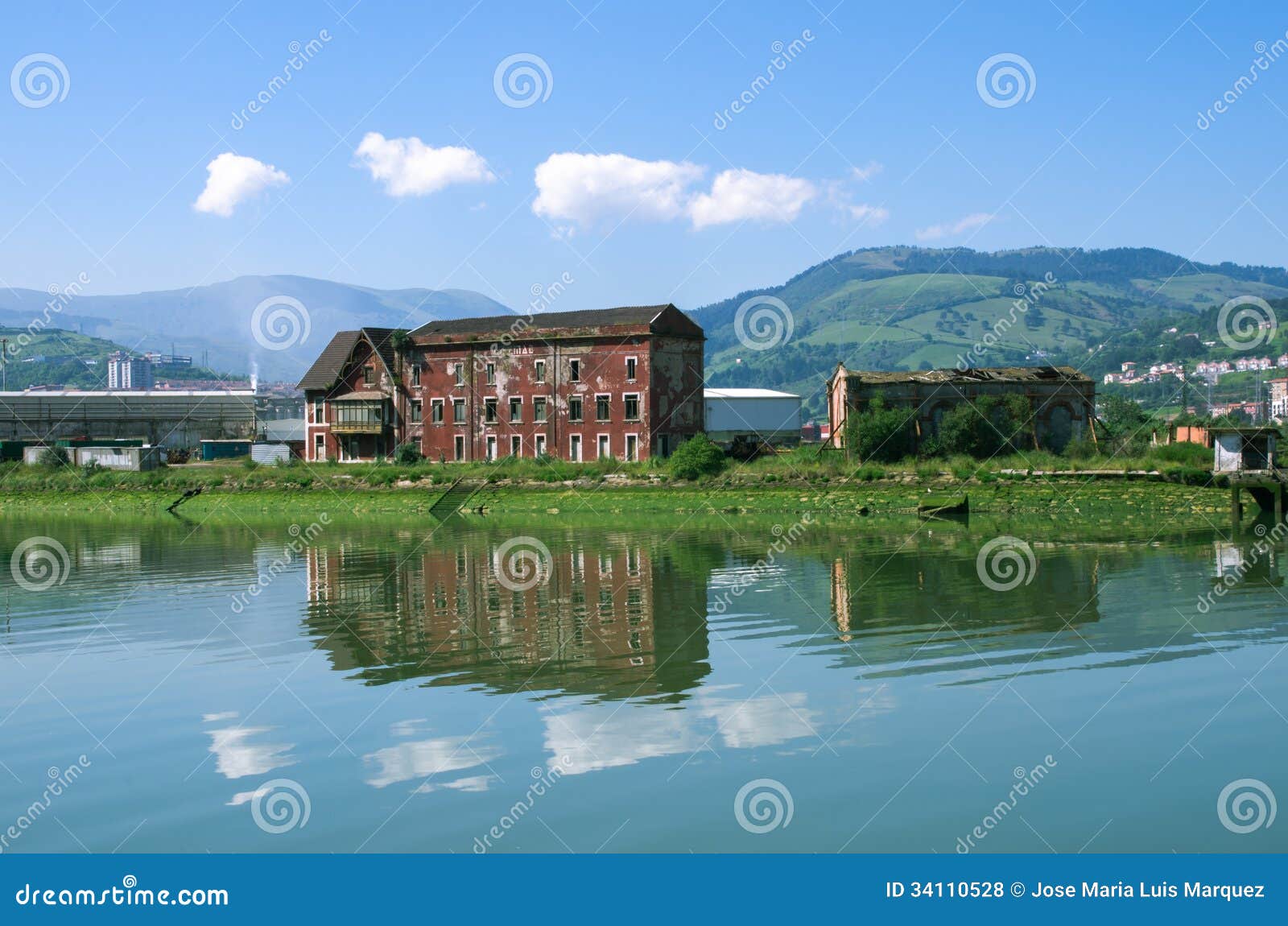 Bilbao river stock photo. Image of country, basque, river - 34110528