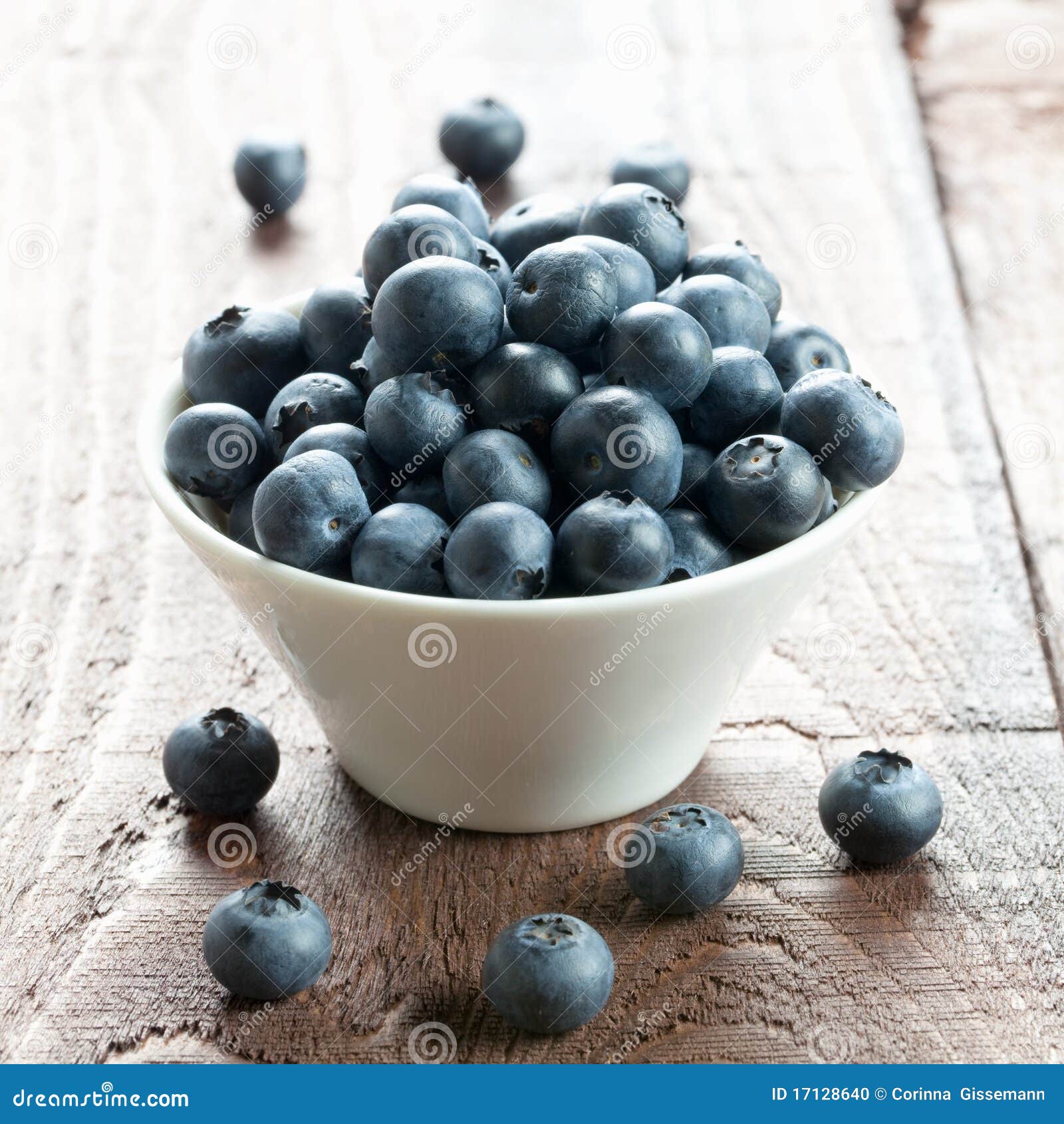 Bilberries in bowl stock photo. Image of bowl, eating - 17128640