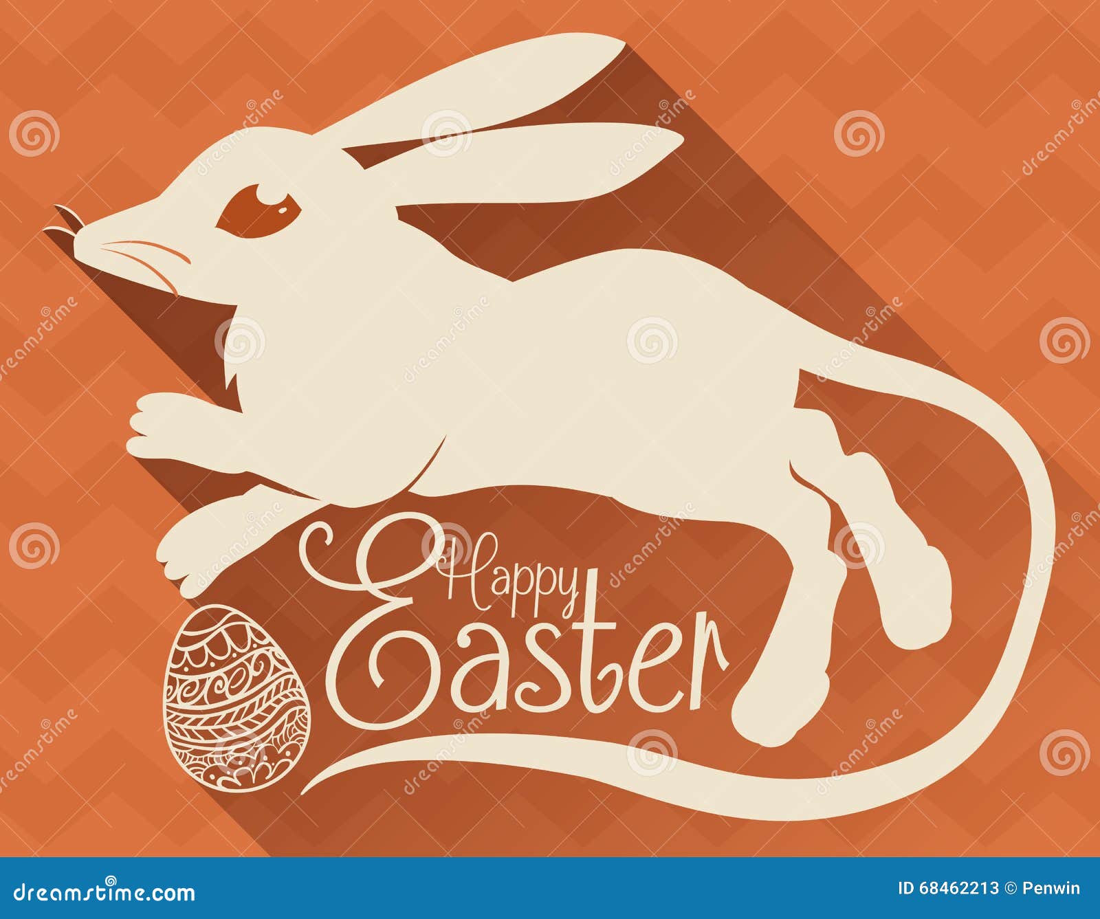 Bilby Silhouette for Australian Easter Celebration, Vector Illustration ...