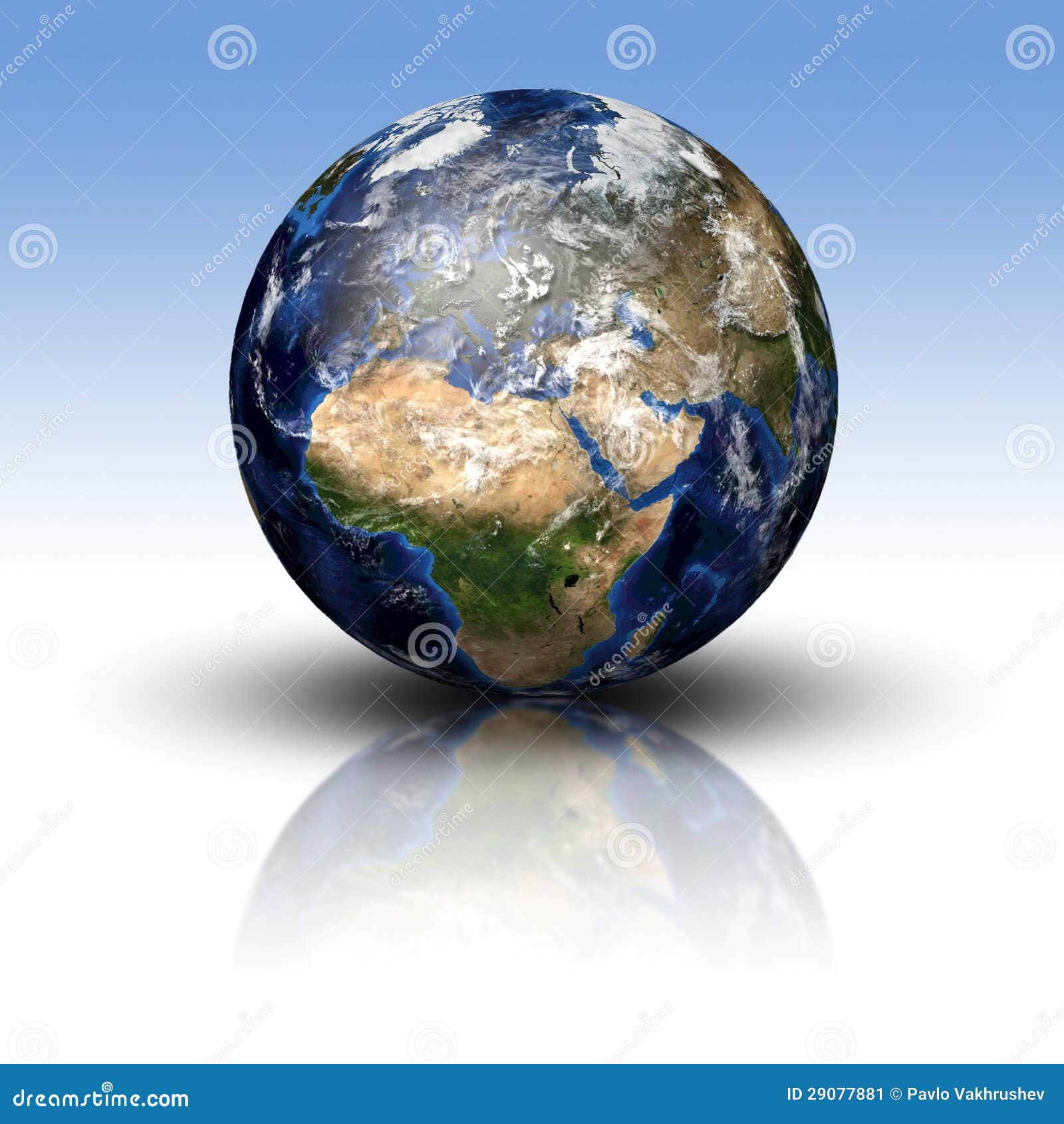 Bild 3D von Planet Erde stock abbildung. Illustration von konzepte ...