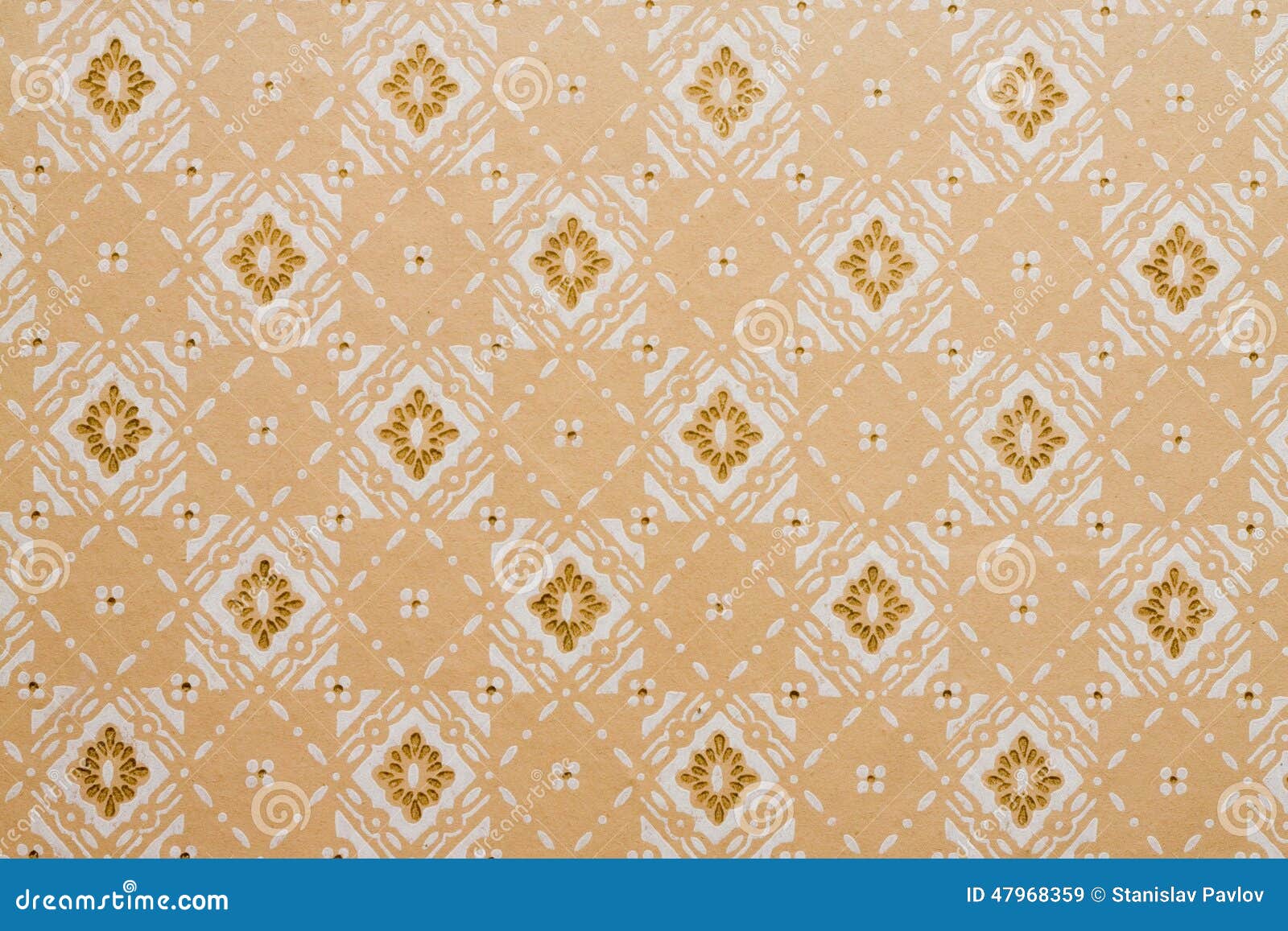 Bild Av Gamla Tapeter Med Rombs Stock Illustrationer - Illustration av ...