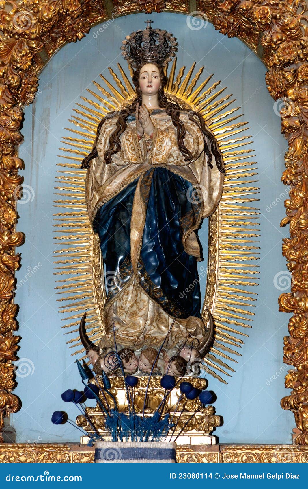 Bild Des Jungfrau Mariabetens Stockfoto - Bild von jesus, maria: 23080114